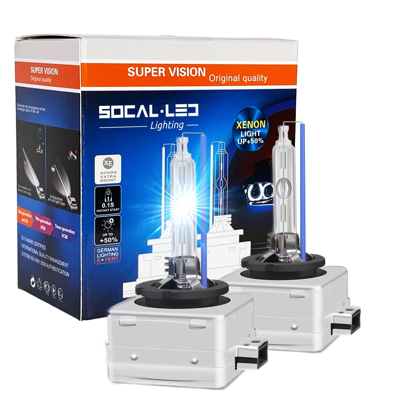 SoCal LED Lighting D1S 35W Xenon Warm White HID Automotive Bulb fits ...