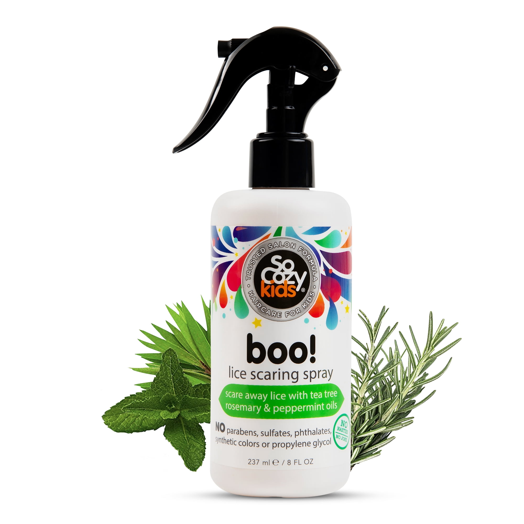 SoCozy Kids Boo! Lice Scaring Prevention and Lice Treatment Spray, for ...