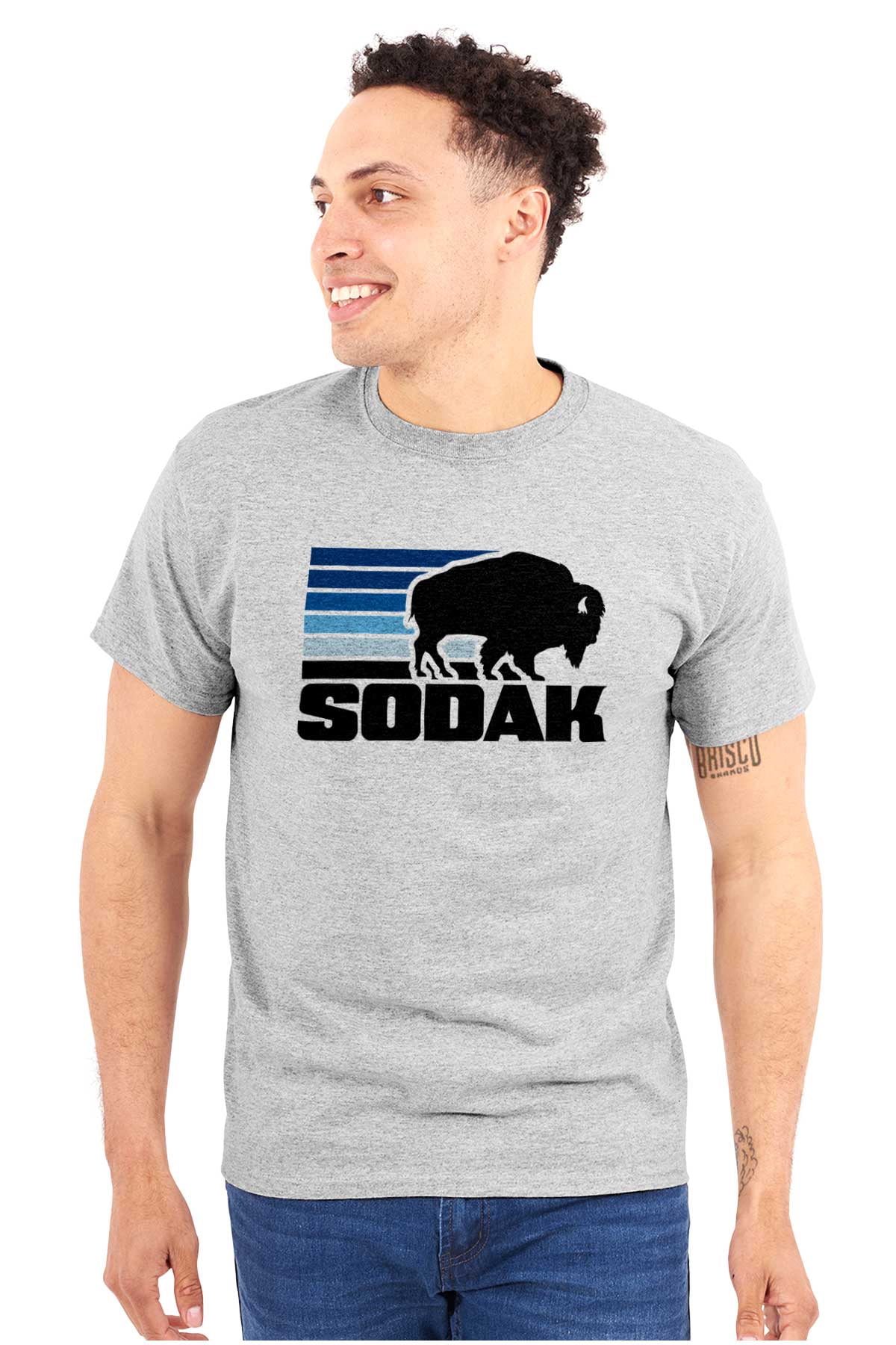 SoDak South Dakota Buffalo Vacation Plus Size Crewneck Graphic Tee ...
