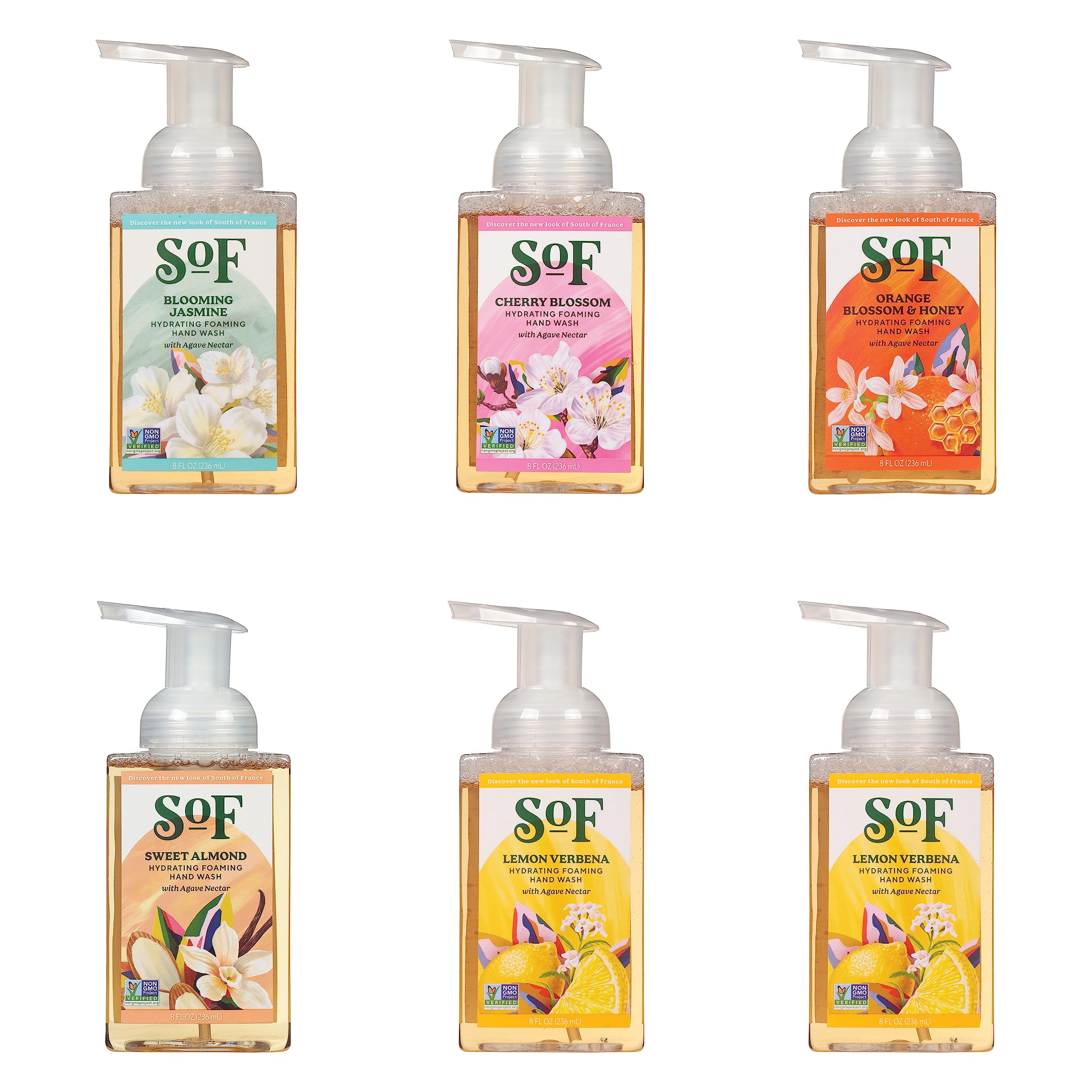 SoF Hydrating Foaming Hand SAF21 Wash - With Organic Agave Nectar ...