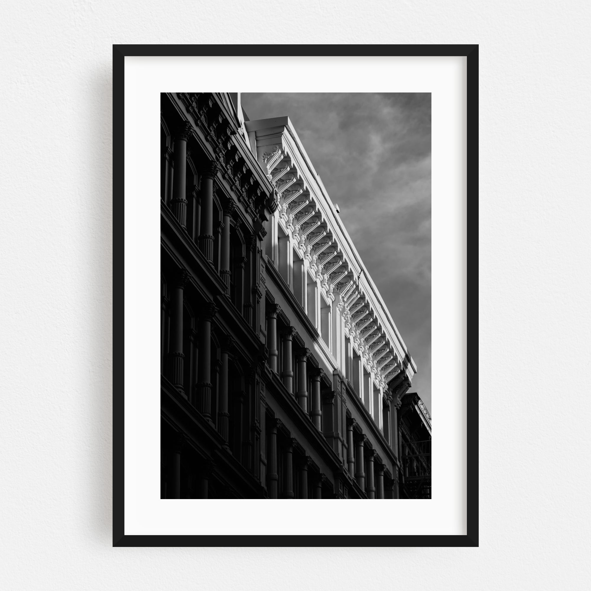 SoHo Architectural 02 B&W - Manhattan New York Photography Architecture Black and White City ...