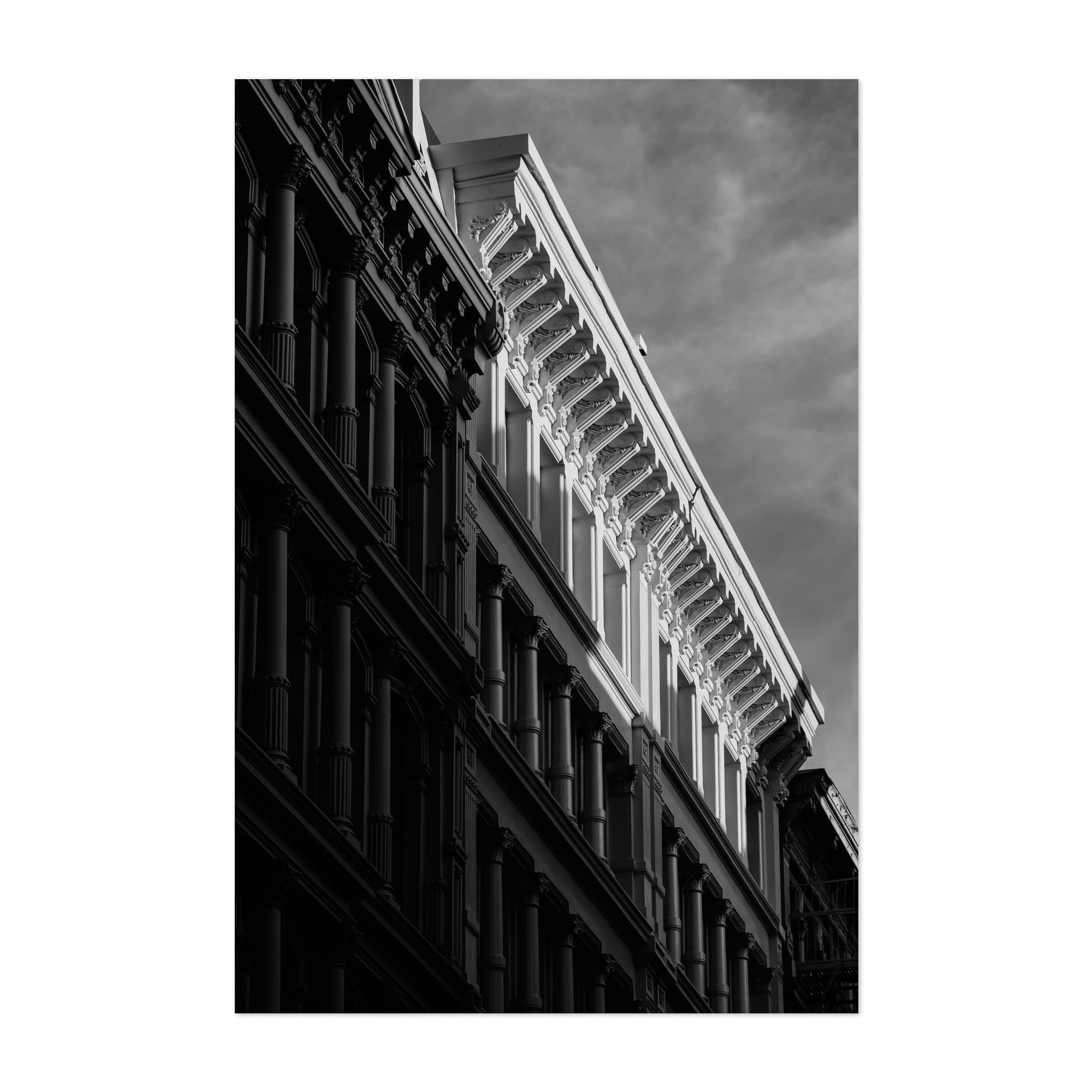 SoHo Architectural 02 B&W - Manhattan New York Photography Architecture ...