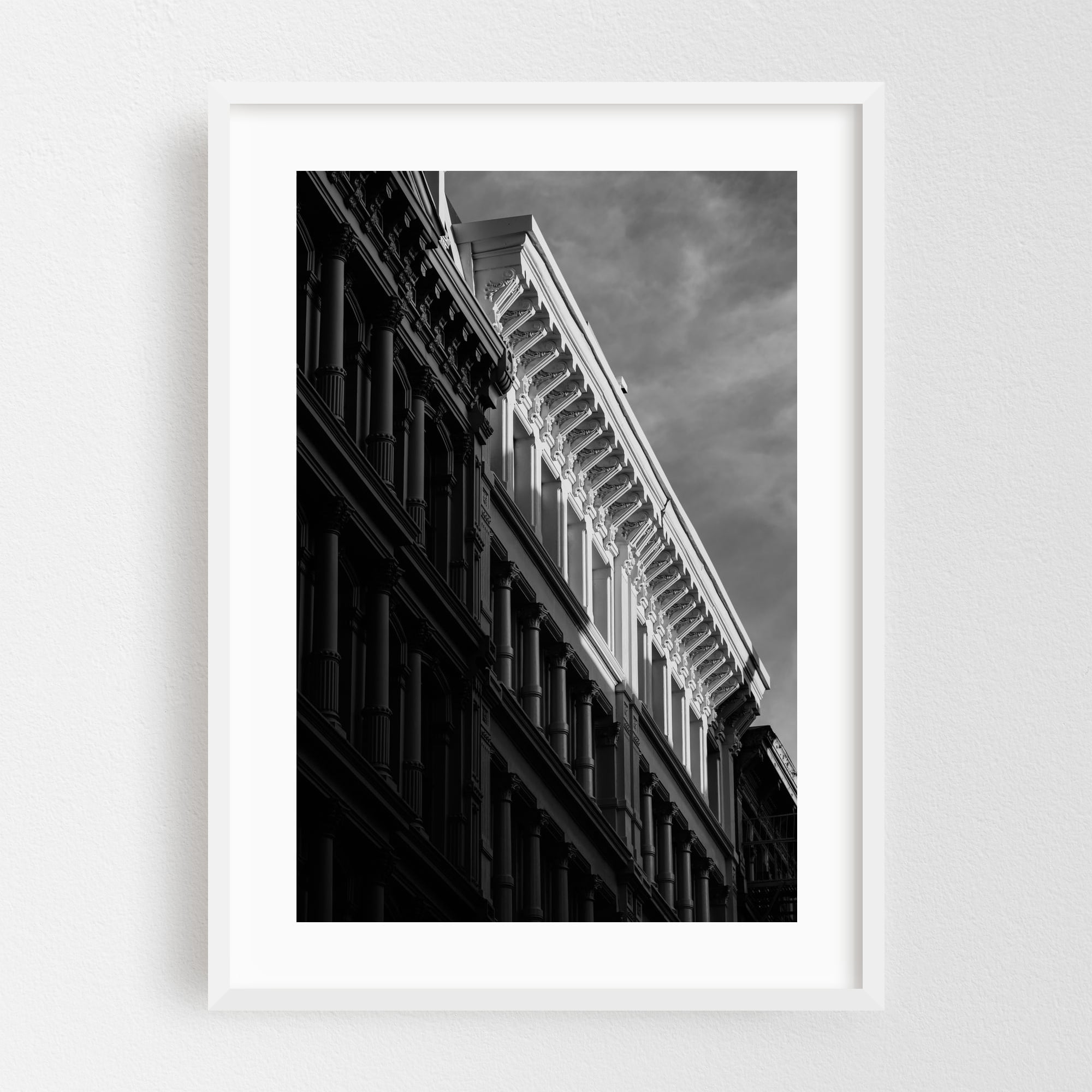 SoHo Architectural 02 B&W - Manhattan New York Photography Architecture Black and White City ...