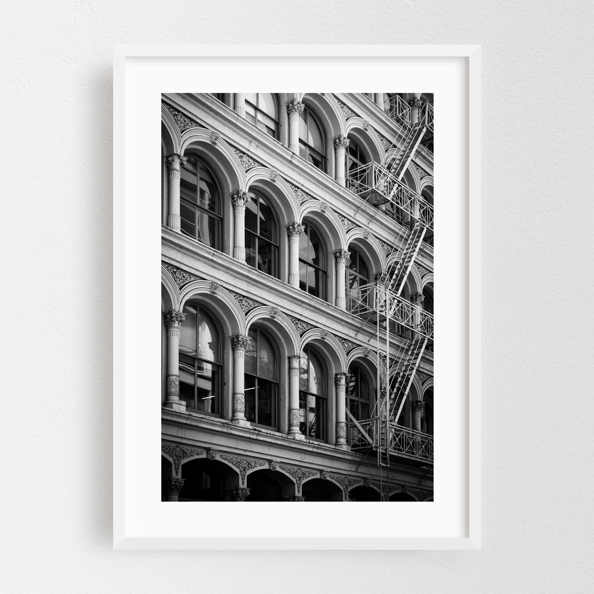 SoHo Architectural 04 - Manhattan New York Photography Black and White Architecture City ...