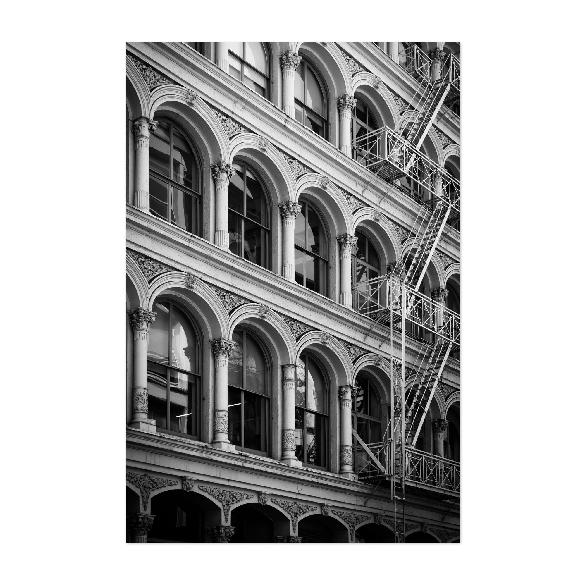 SoHo Architectural 04 - Manhattan New York Photography Unframed Wall Art Print 5 x 7 inches ...