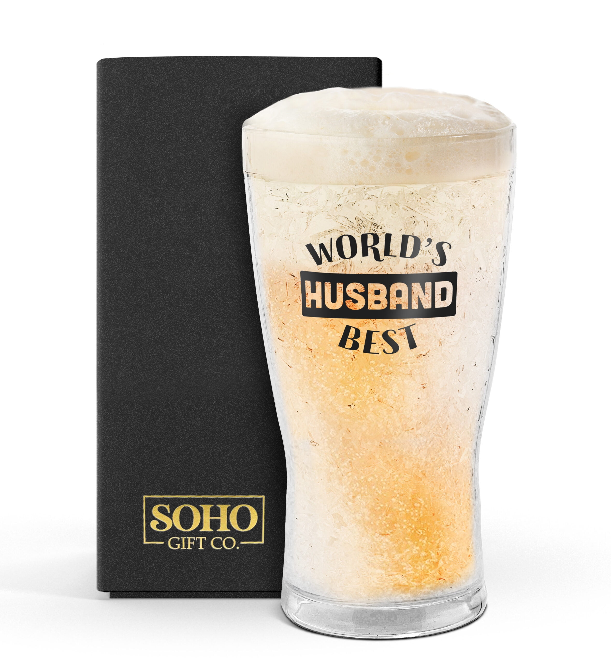 SoHo Freezer Cup Gift for Husband, Double Walled Chiller Mug for Iced ...