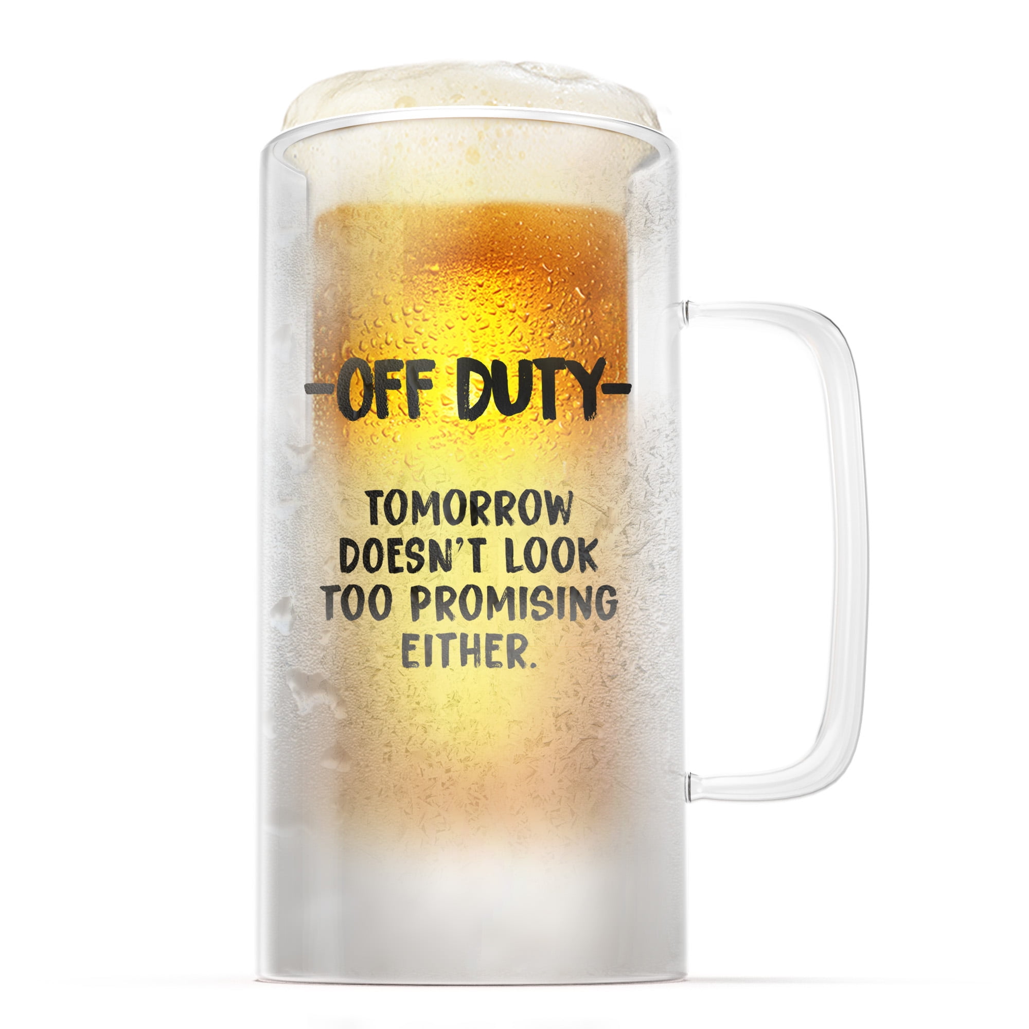 SoHo Insulated Beer Mug Gift for Grandpa, Double Walled Freezer Cup for ...