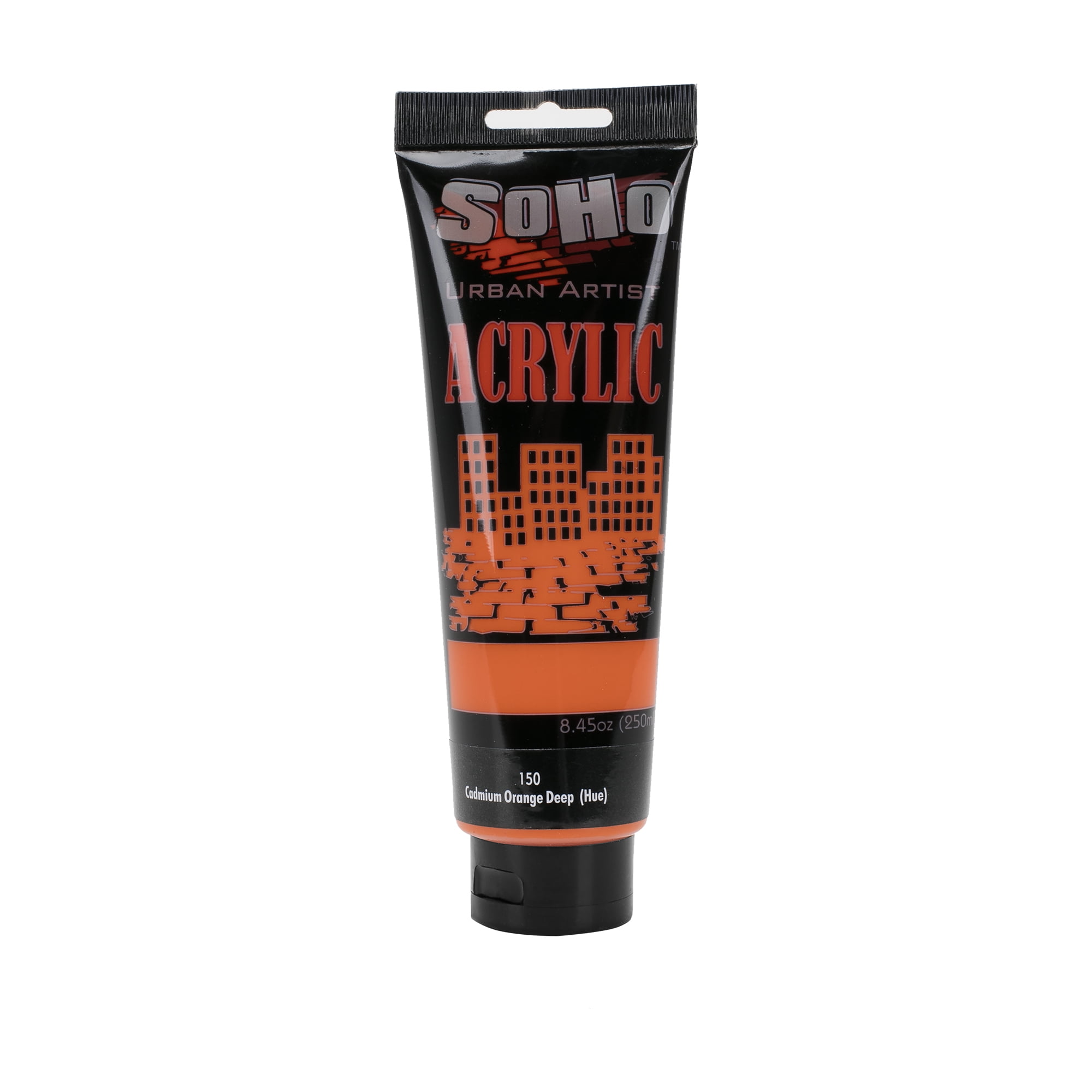 SoHo Urban Artist Heavy Body Acrylic Paint - 250 ml Tube - Cadmium ...