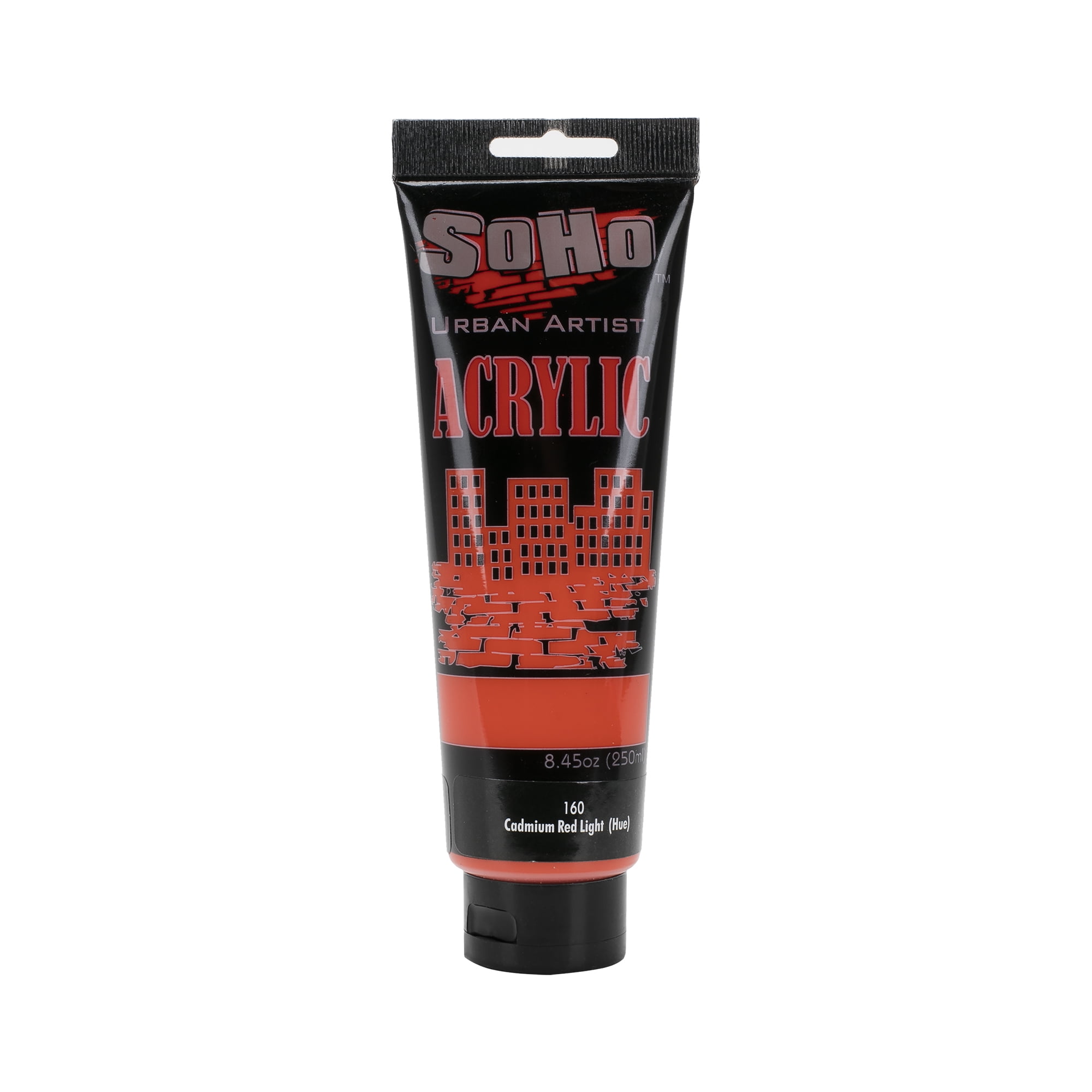 SoHo Urban Artist Heavy Body Acrylic Paint - 250 ml Tube - Cadmium Red ...
