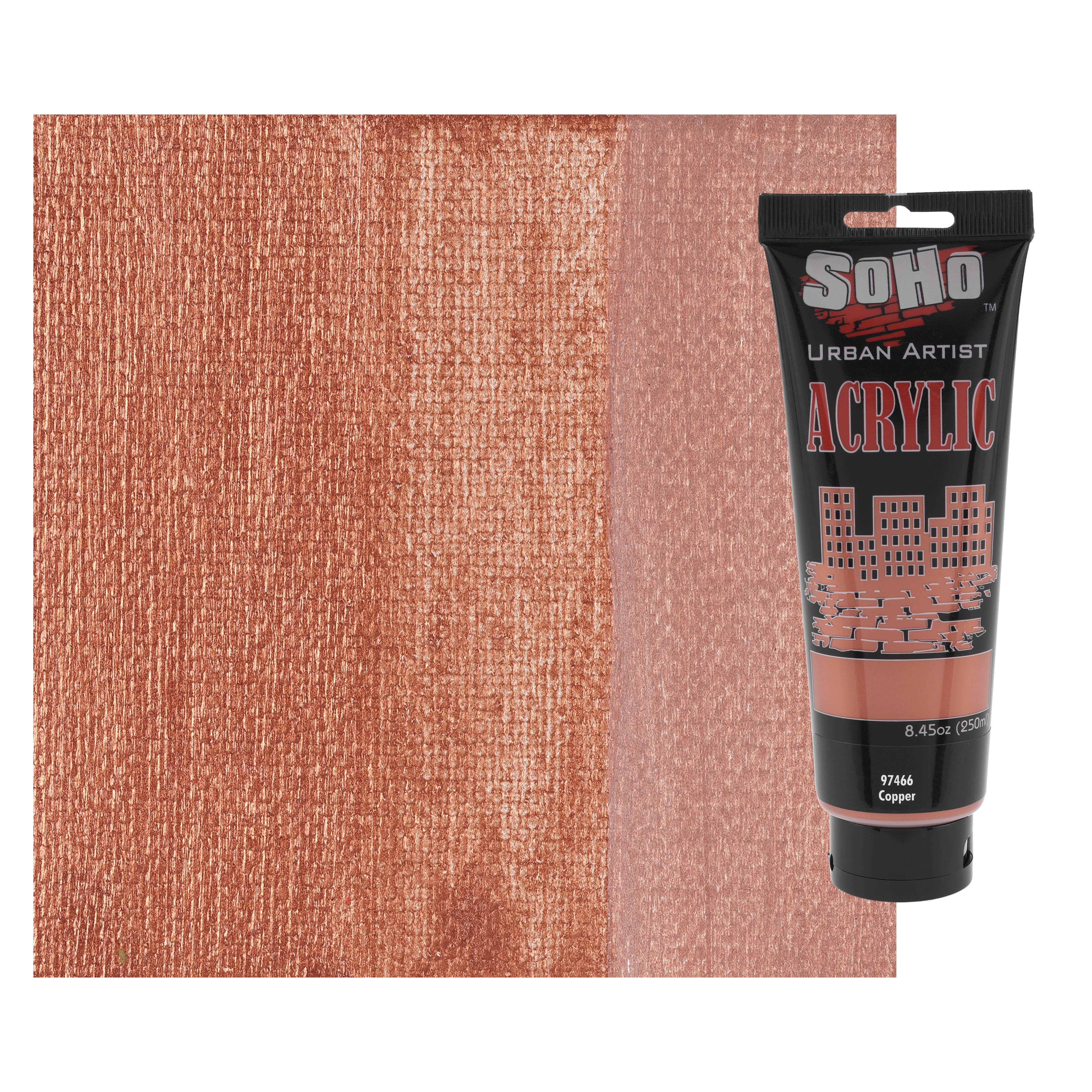 SoHo Urban Artist Heavy Body Acrylic Paint - 250 ml Tube - Copper ...