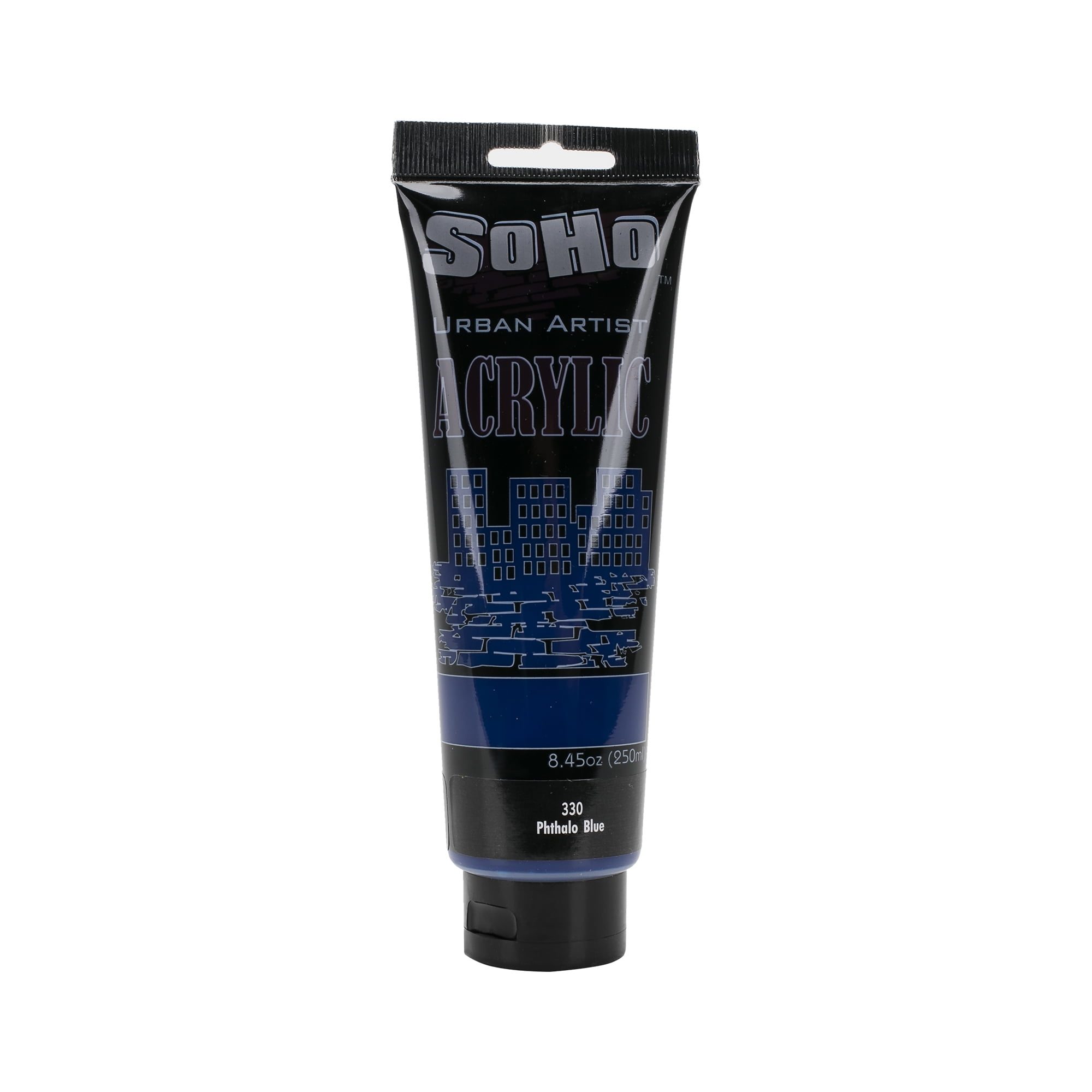 SoHo Urban Artist Heavy Body Acrylic Paint - 250 ml Tube - Phthalo Blue ...