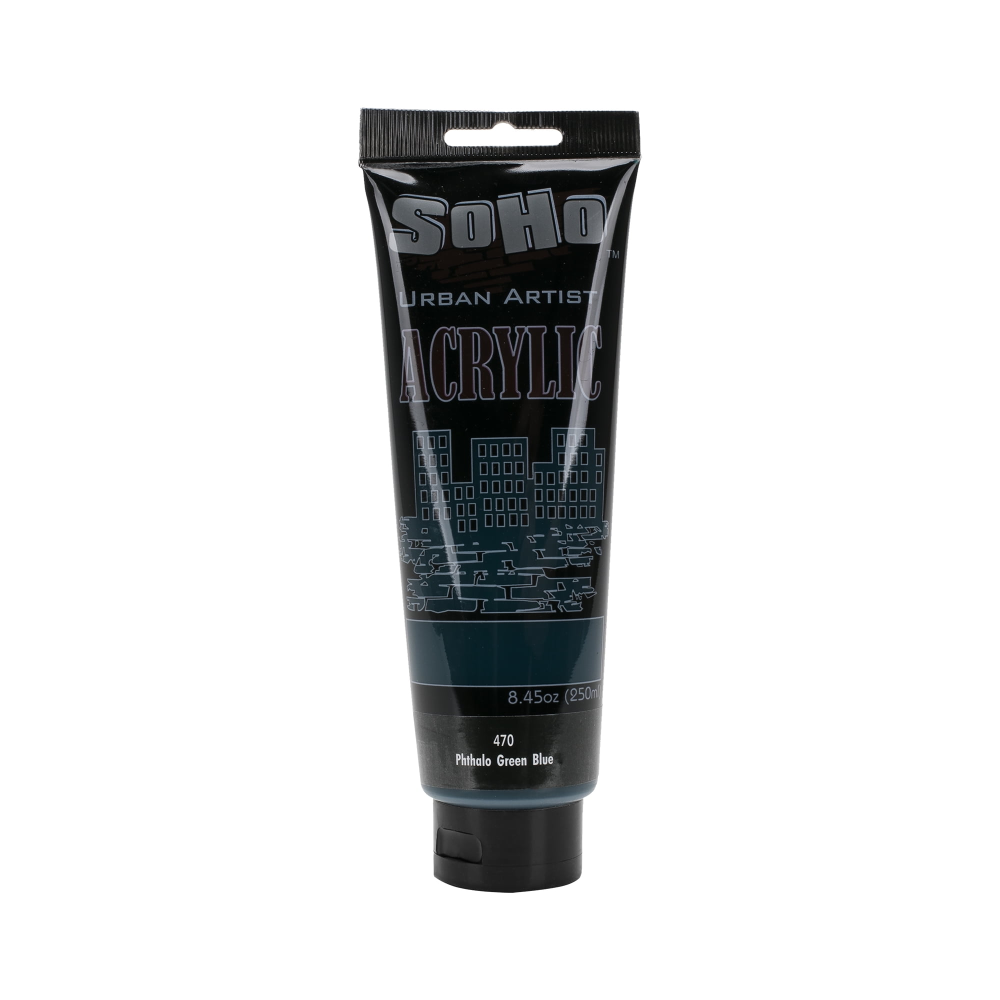 SoHo Urban Artist Heavy Body Acrylic Paint - 250 ml Tube - Phthalo ...