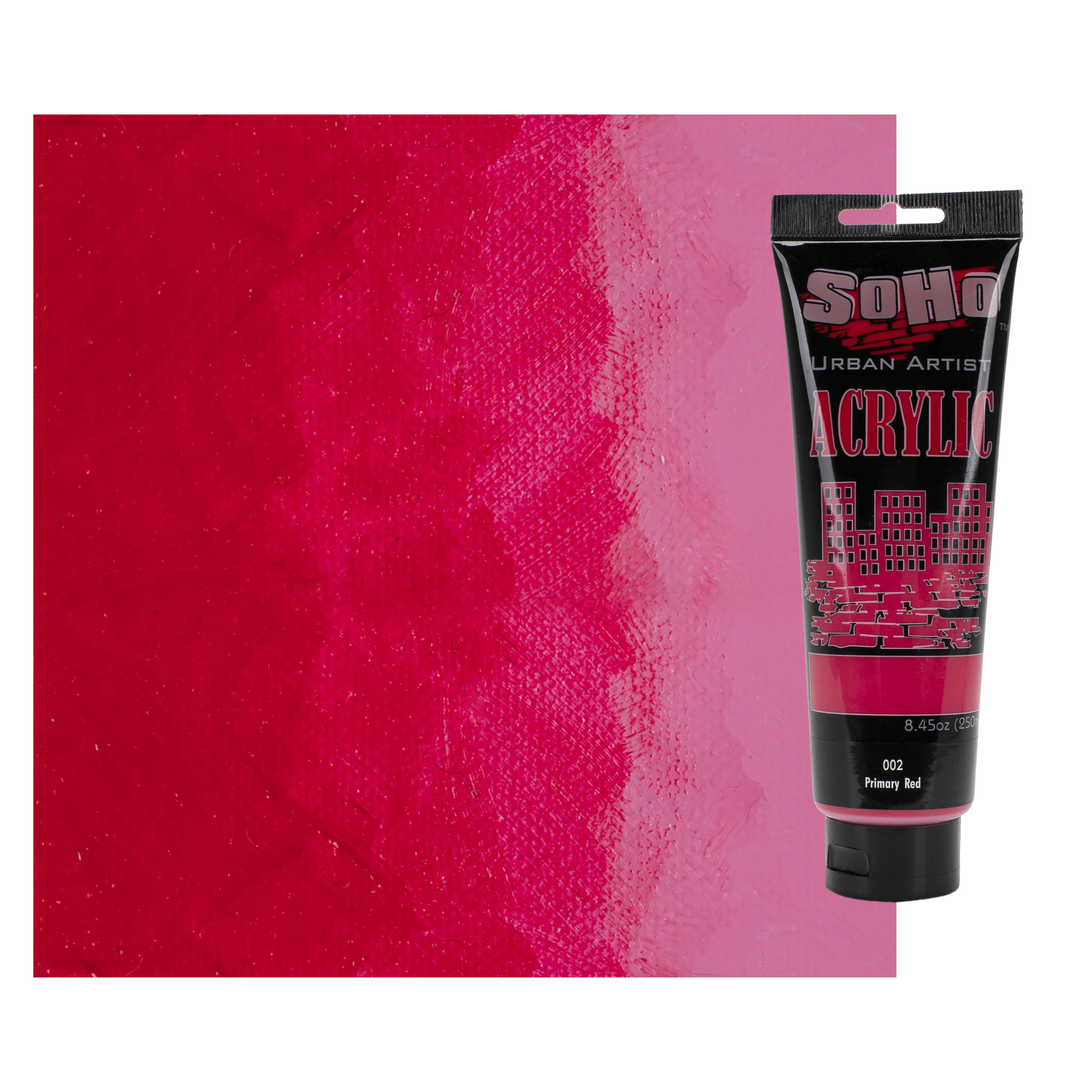 SoHo Urban Artist Heavy Body Acrylic Paint - 250 ml Tube - Primary Red ...