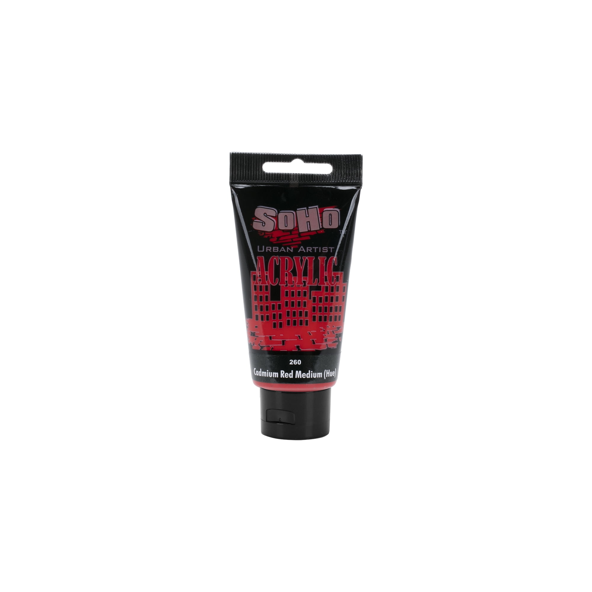 SoHo Urban Artist Heavy Body Acrylic Paint - 500 ml Jar - Cadmium Red ...