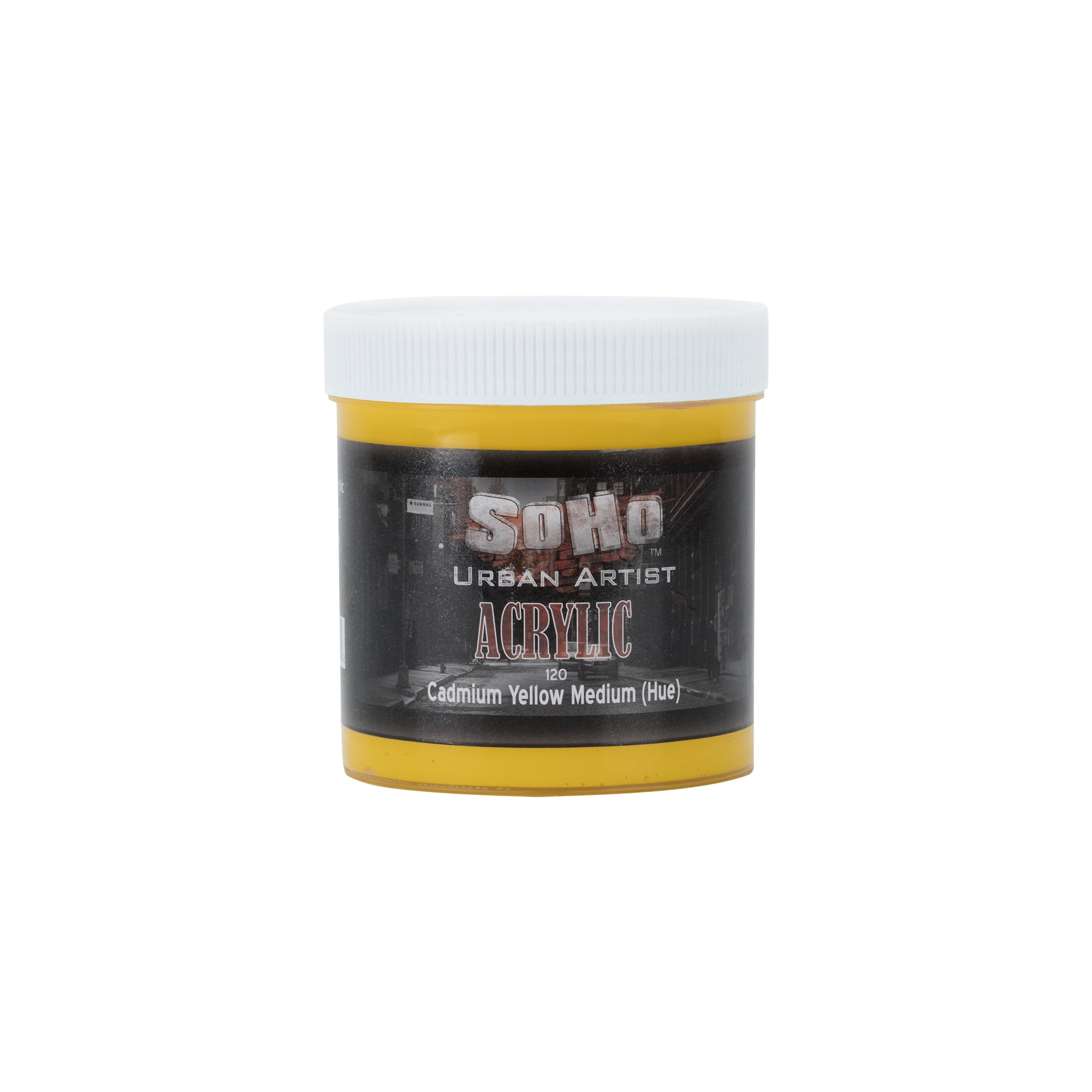 SoHo Urban Artist Heavy Body Acrylic Paint - 500 ml Jar - Cadmium ...