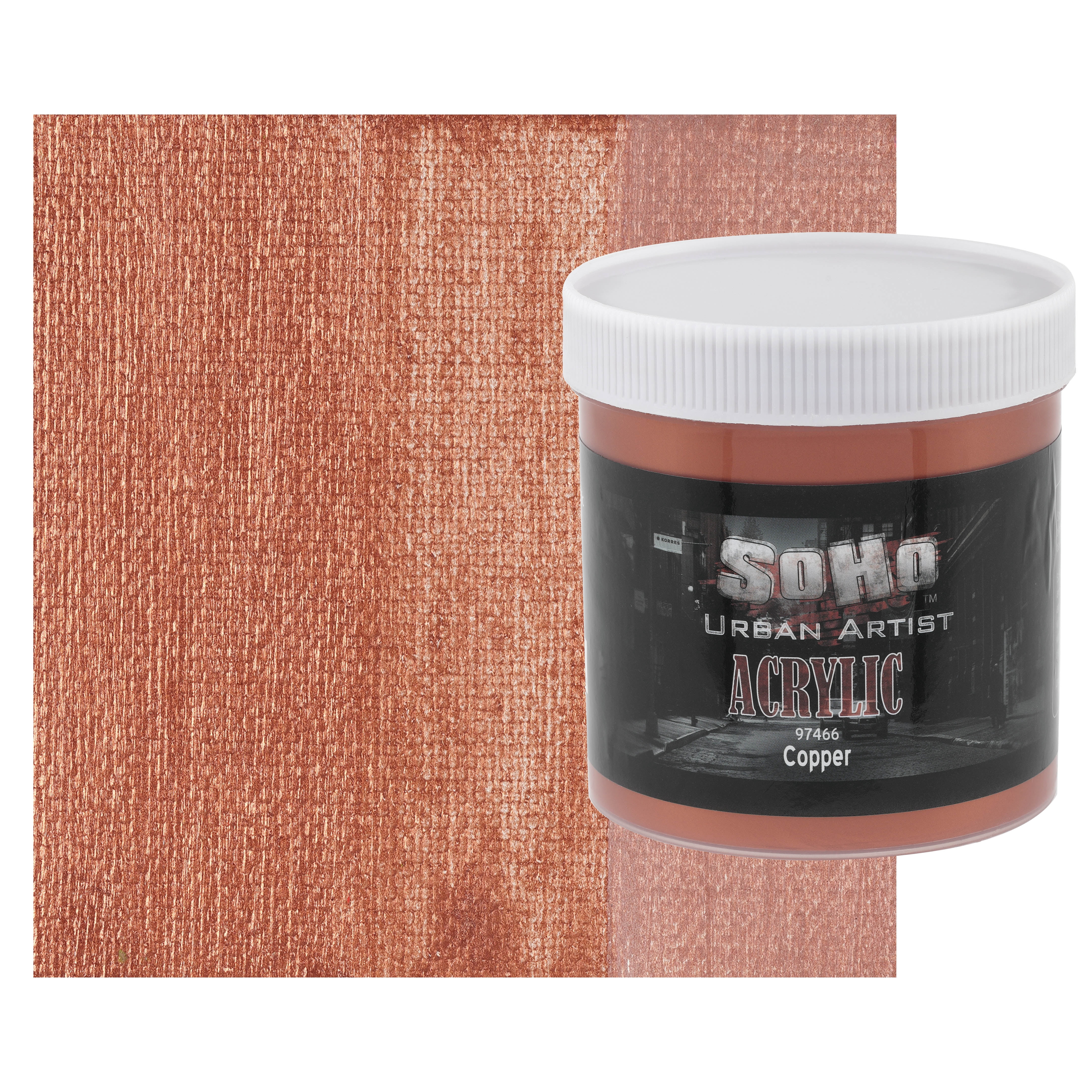 SoHo Urban Artist Heavy Body Acrylic Paint - 500 ml Jar - Copper ...