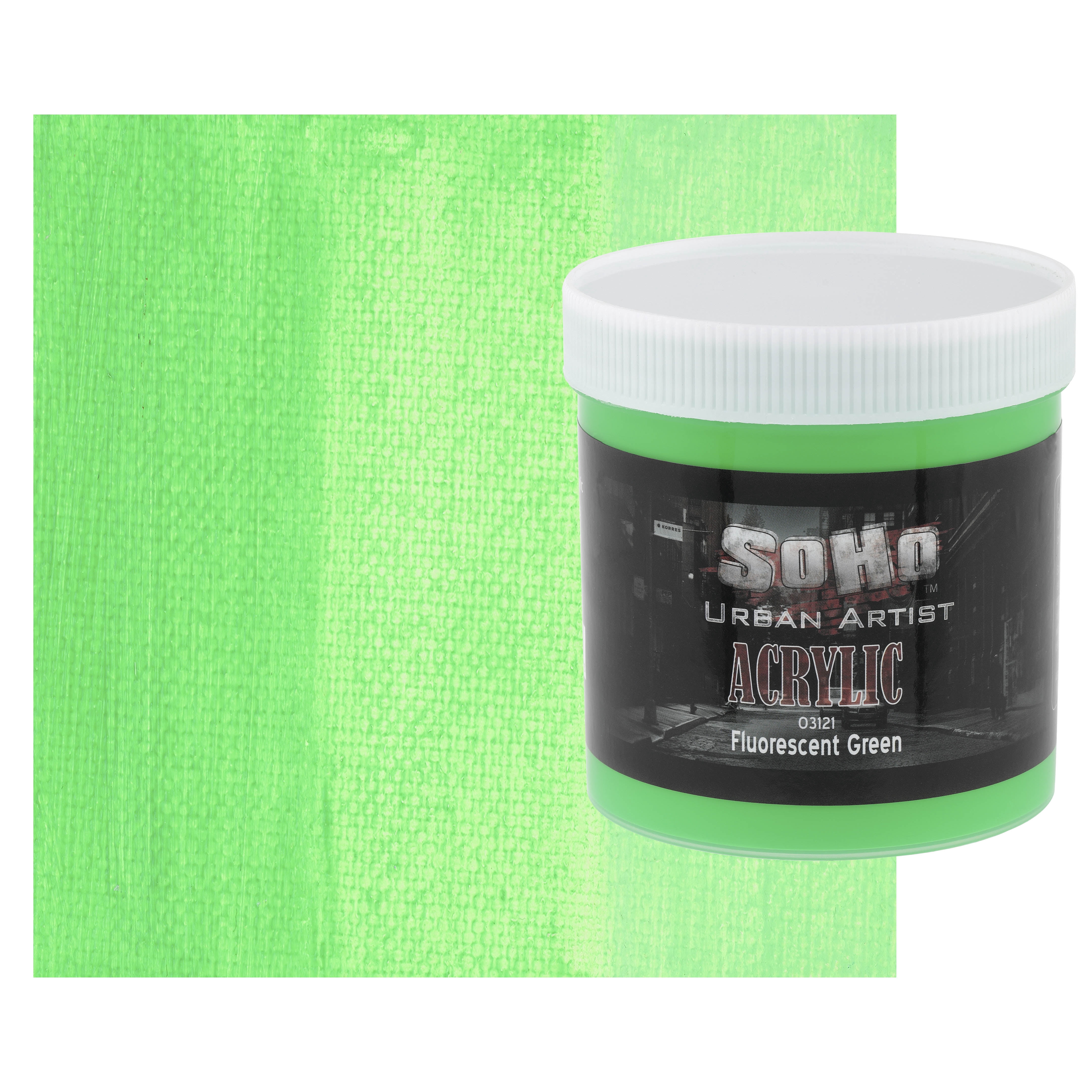SoHo Urban Artist Heavy Body Acrylic Paint - 500 ml Jar - Fluorescent ...