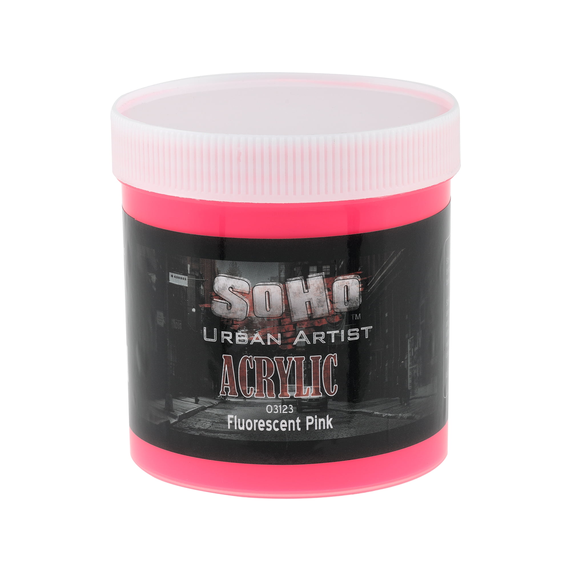 SoHo Urban Artist Heavy Body Acrylic Paint - 500 ml Jar - Fluorescent ...