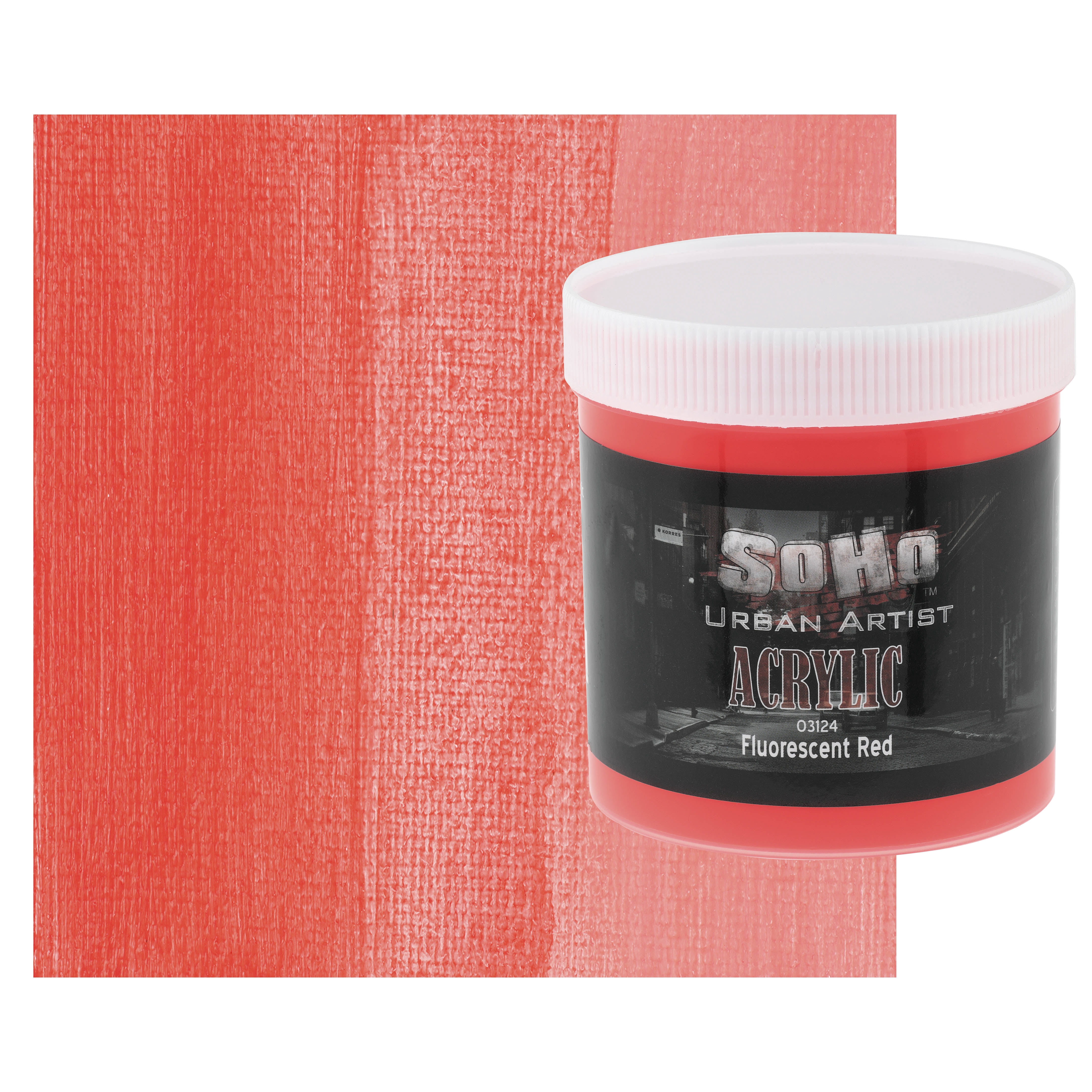 SoHo Urban Artist Heavy Body Acrylic Paint - 500 ml Jar - Fluorescent ...
