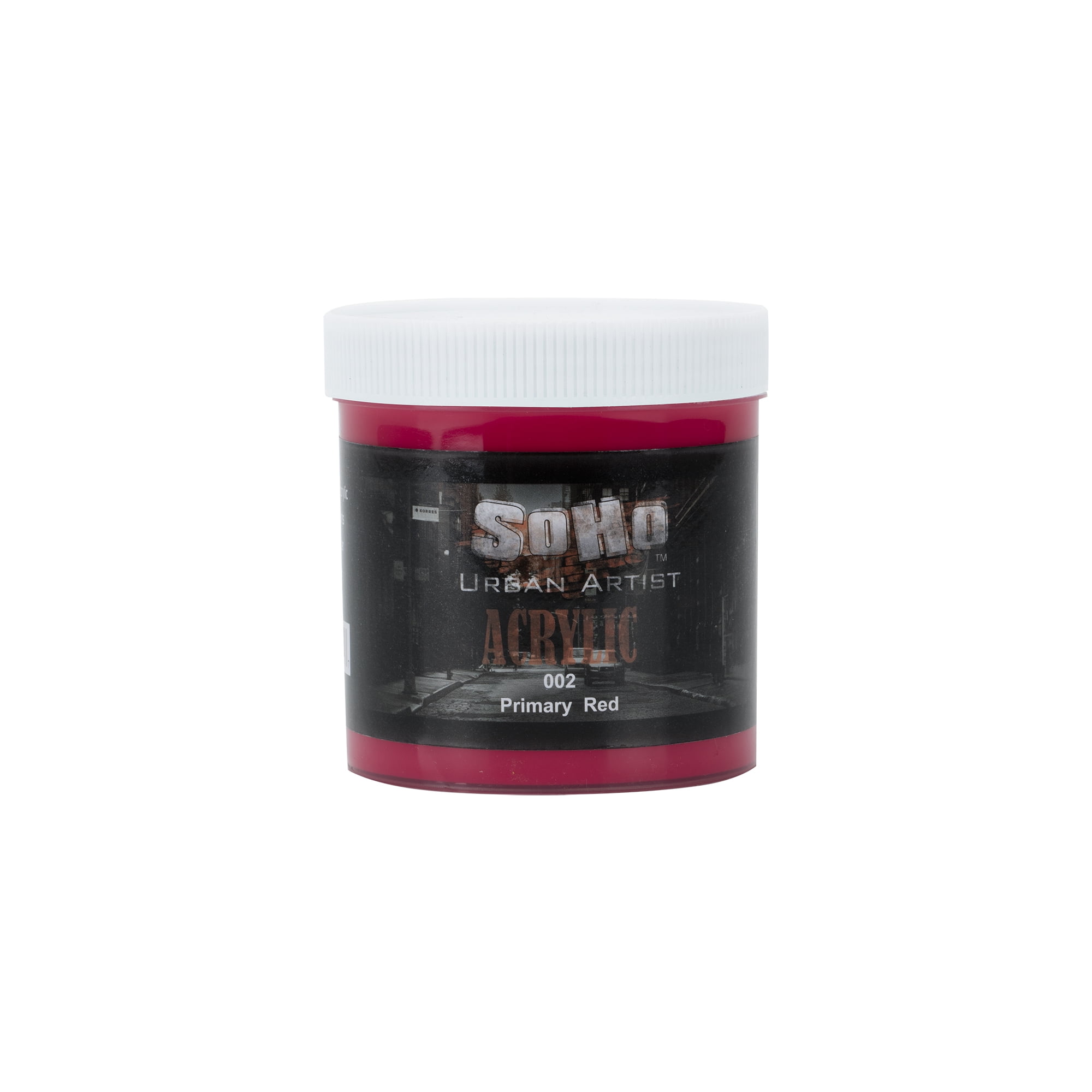 SoHo Urban Artist Heavy Body Acrylic Paint - 500 ml Jar - Primary Red ...