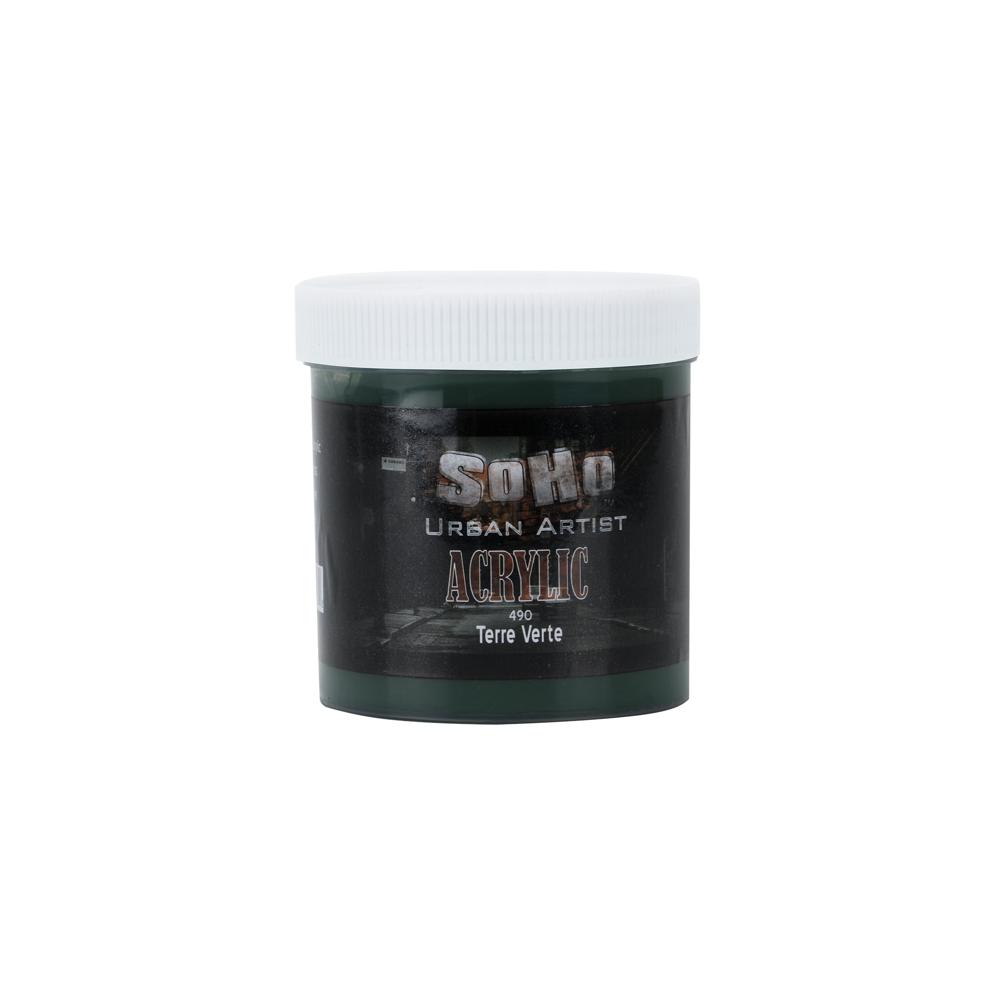 SoHo Urban Artist Heavy Body Acrylic Paint - 500 ml Jar - Terre Verte ...