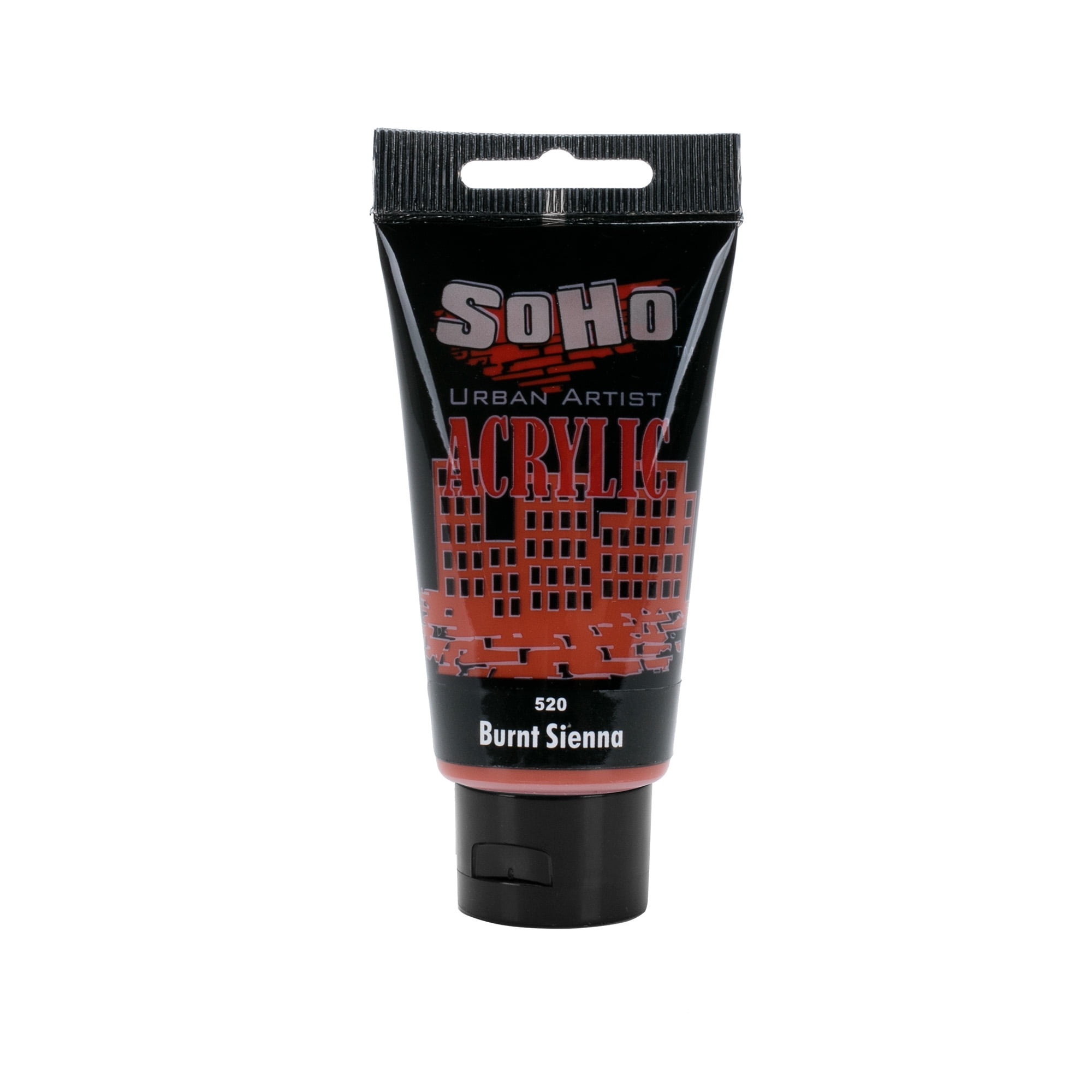 SoHo Urban Artist Heavy Body Acrylic Paint - 75 ml Tube - Burnt Sienna ...