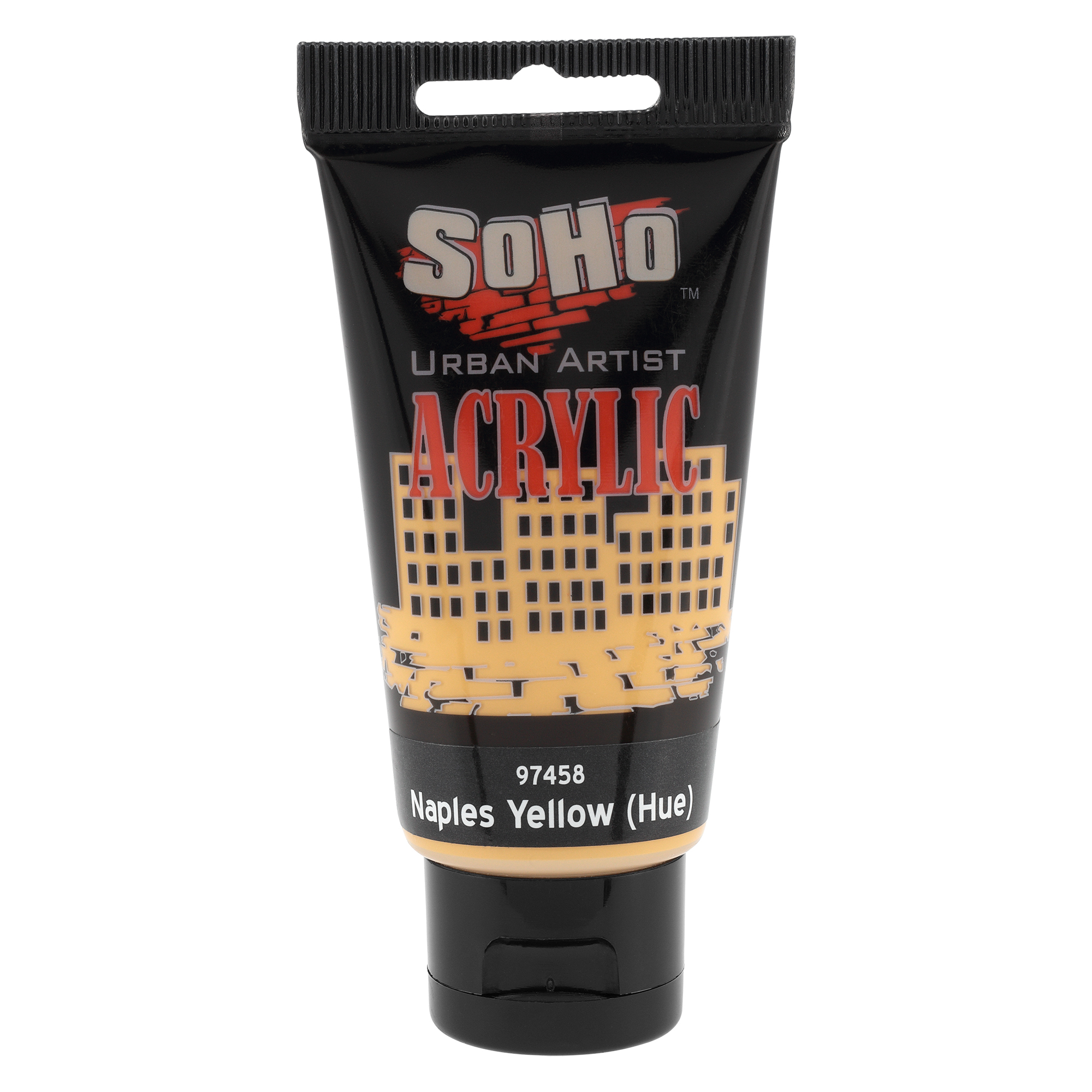 SoHo Urban Artist Heavy Body Acrylic Paint - 75 ml Tube - Naples Yellow ...
