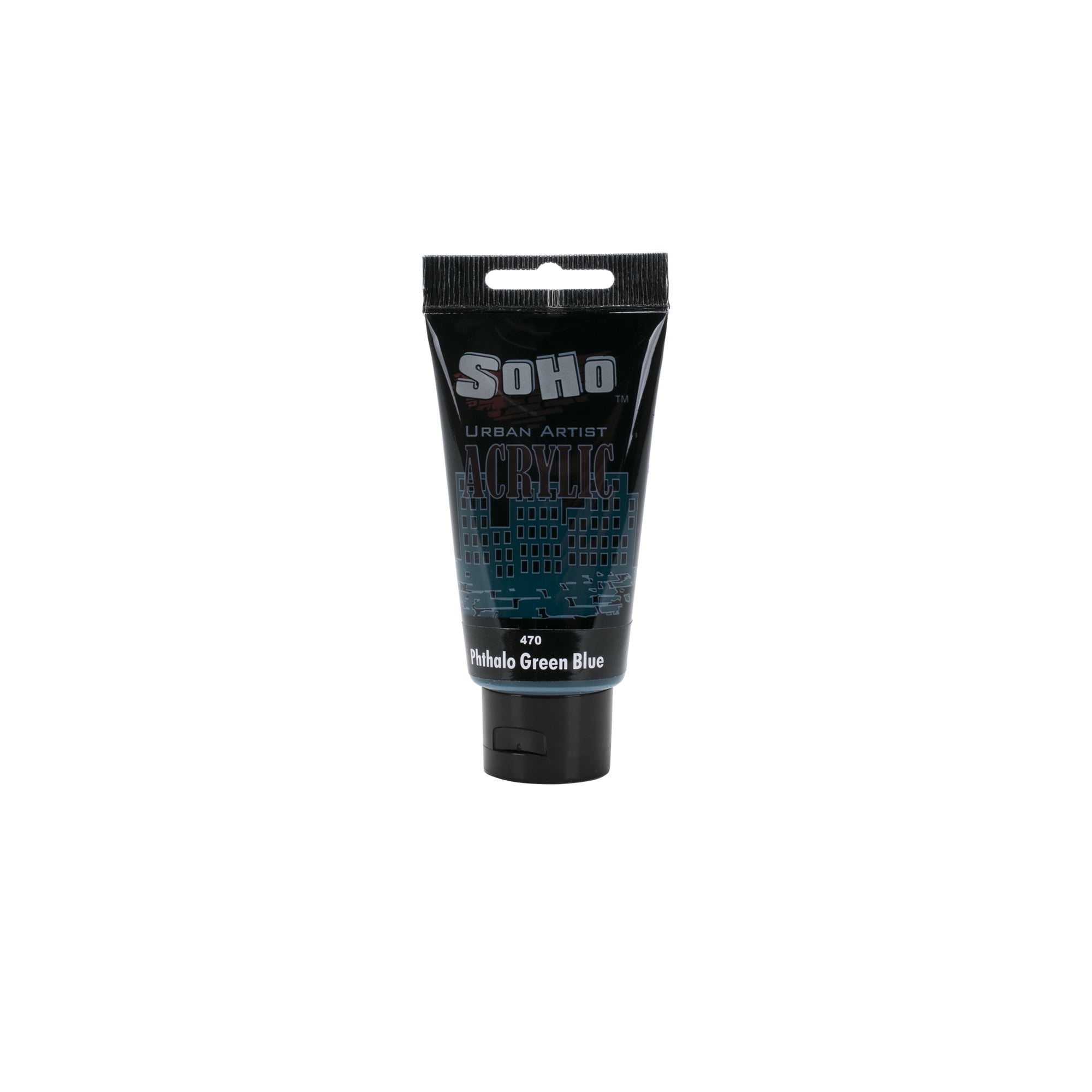 SoHo Urban Artist Heavy Body Acrylic Paint - 75 ml Tube - Phthalo Green ...