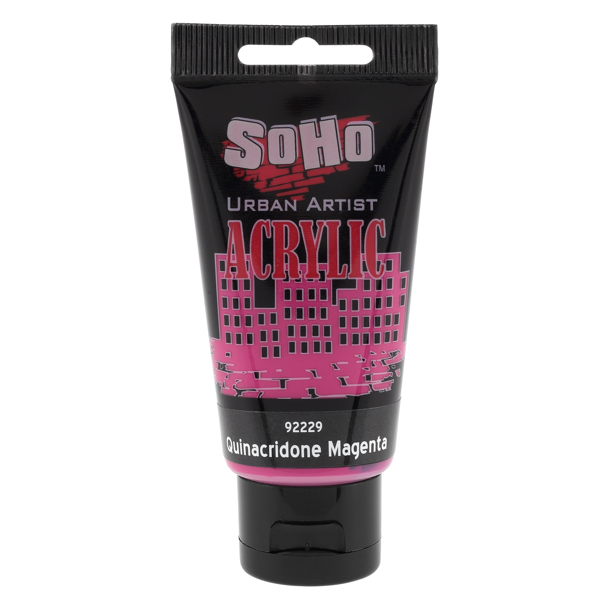 SoHo Urban Artist Heavy Body Acrylic Paint - 75 ml Tube - Quinacridone ...