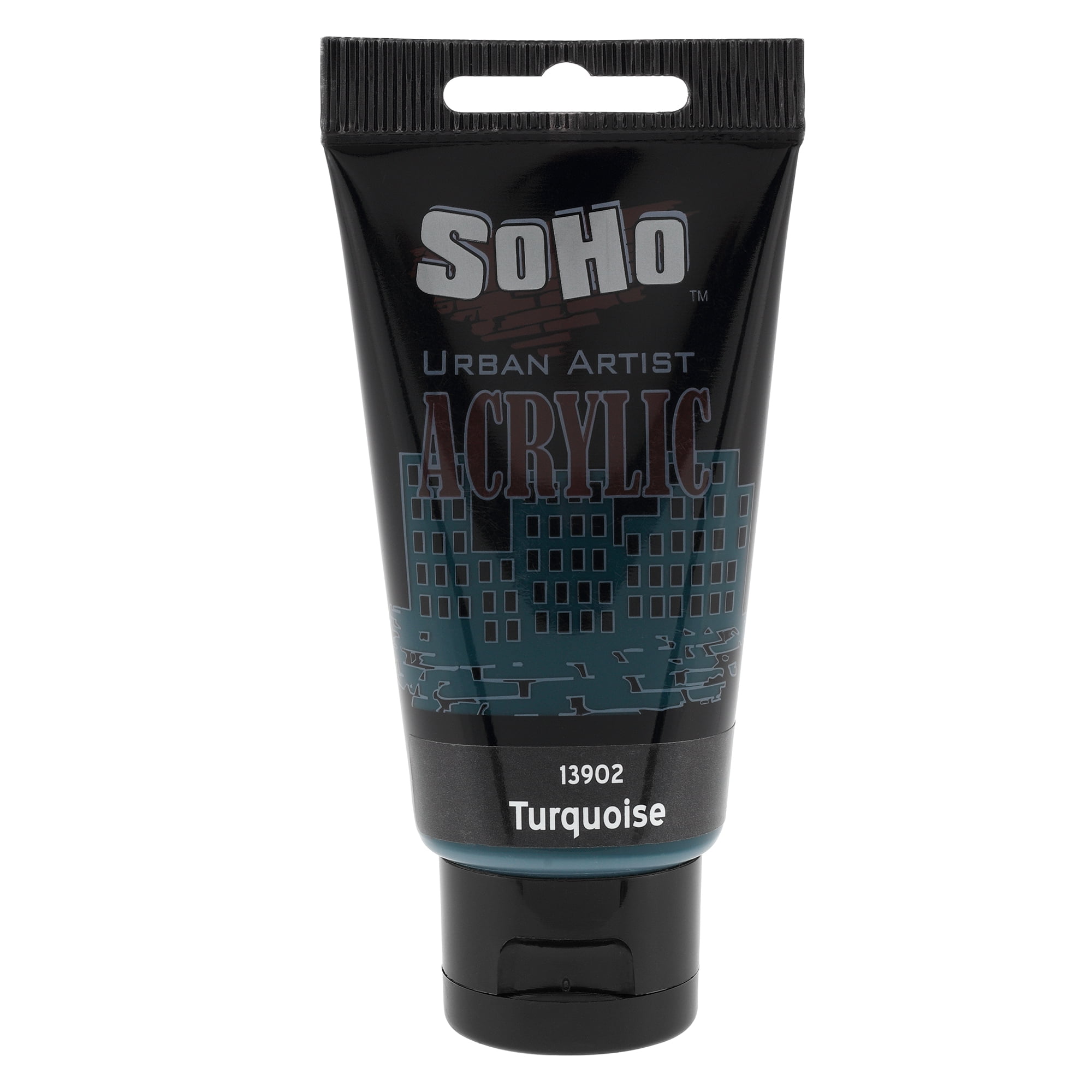 SoHo Urban Artist Heavy Body Acrylic Paint - 75 ml Tube - Turquoise ...