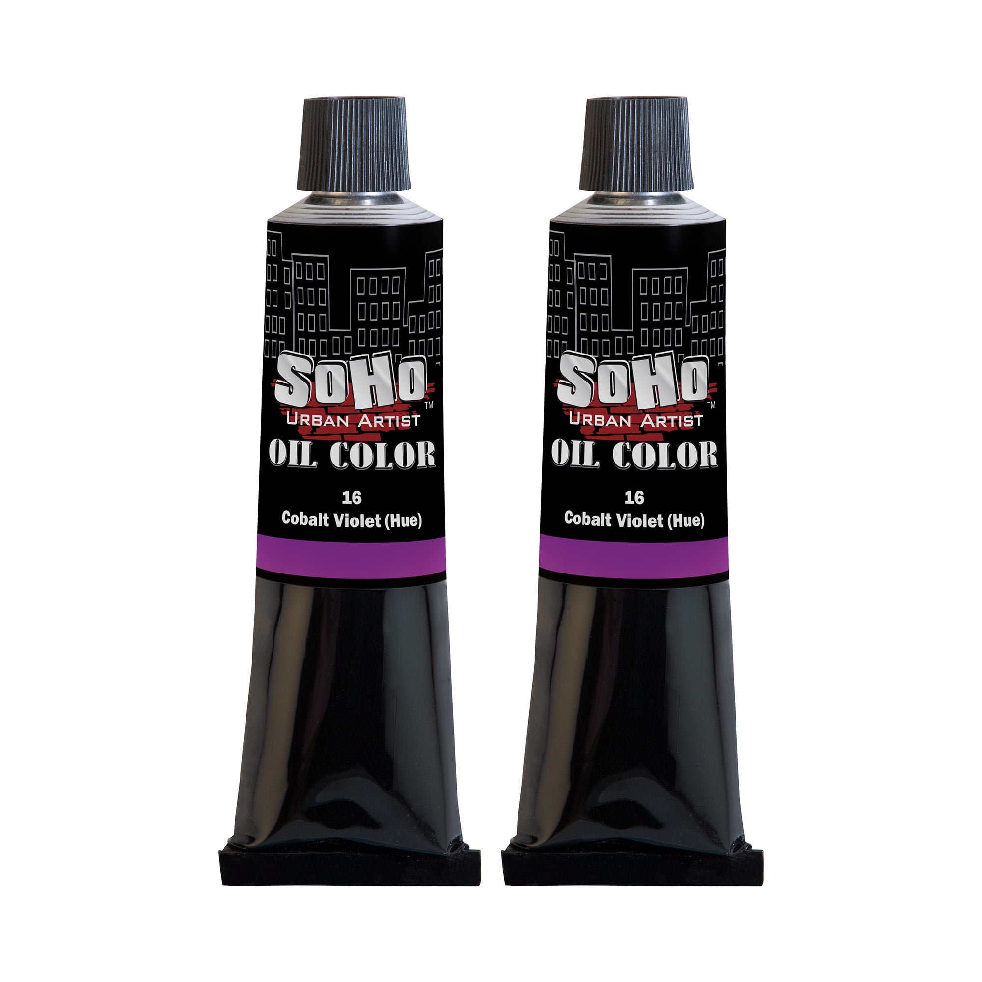 SoHo Urban Artist Oil Paint - 2 Pack, Cobalt Violet Hue 2 Pack - 170 ml ...
