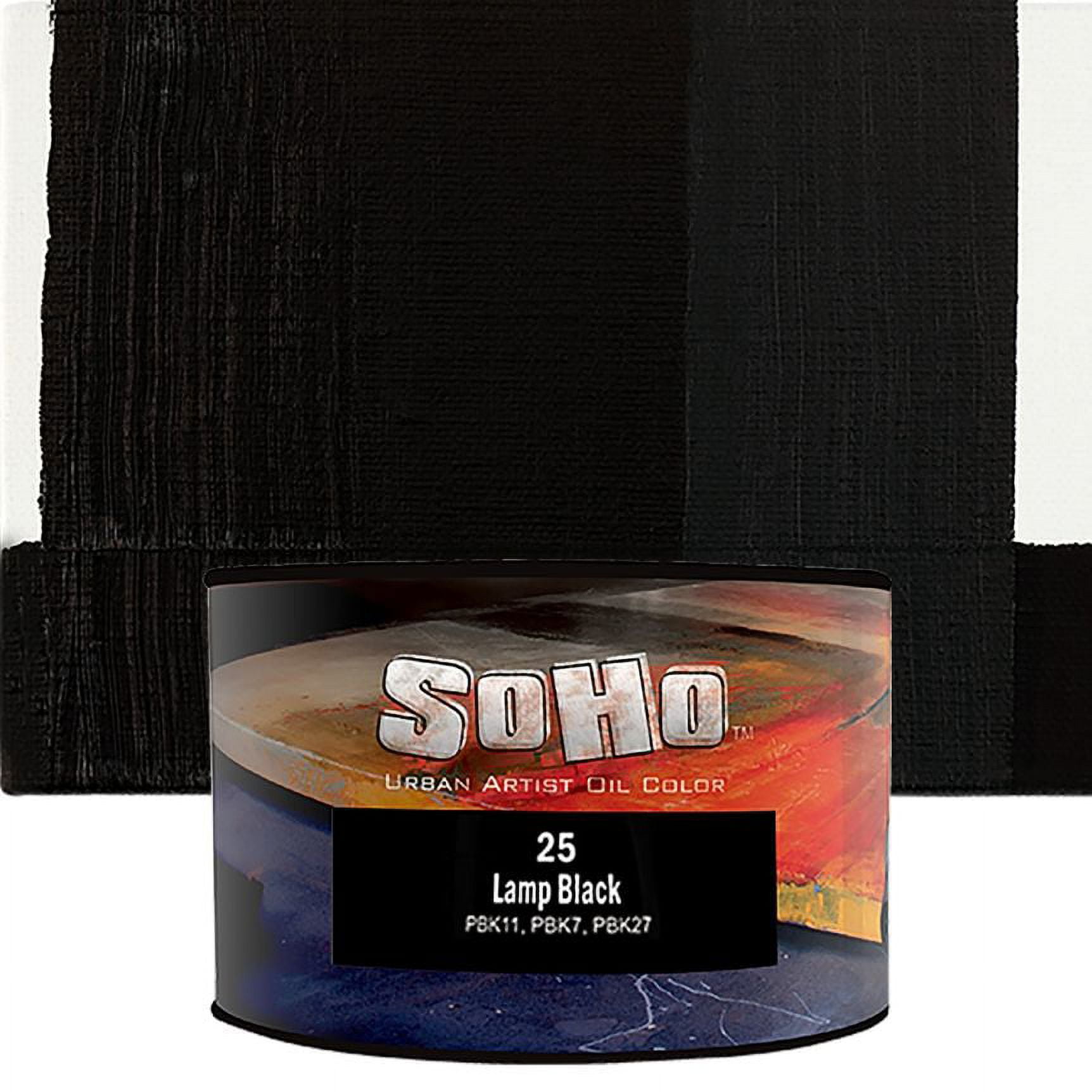 SoHo Urban Artist Oil Paint - Lamp Black, 430 ml Can - Best Valued Oil ...
