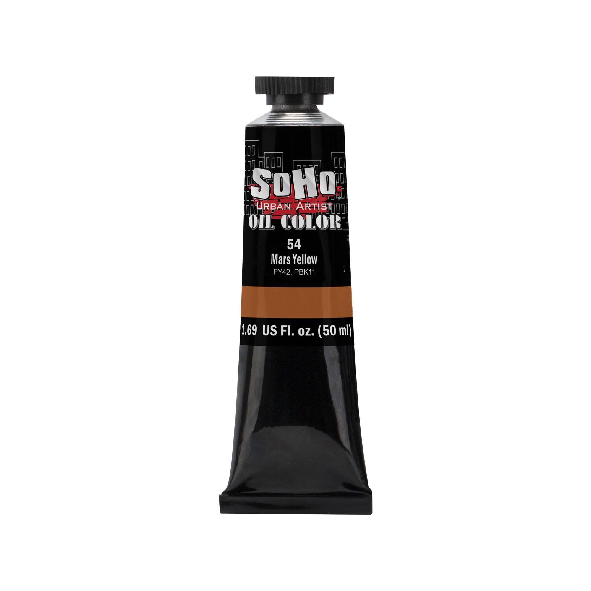 SoHo Urban Artist Oil Paint - Mars Yellow, 50 ml Tube - Best Valued Oil ...