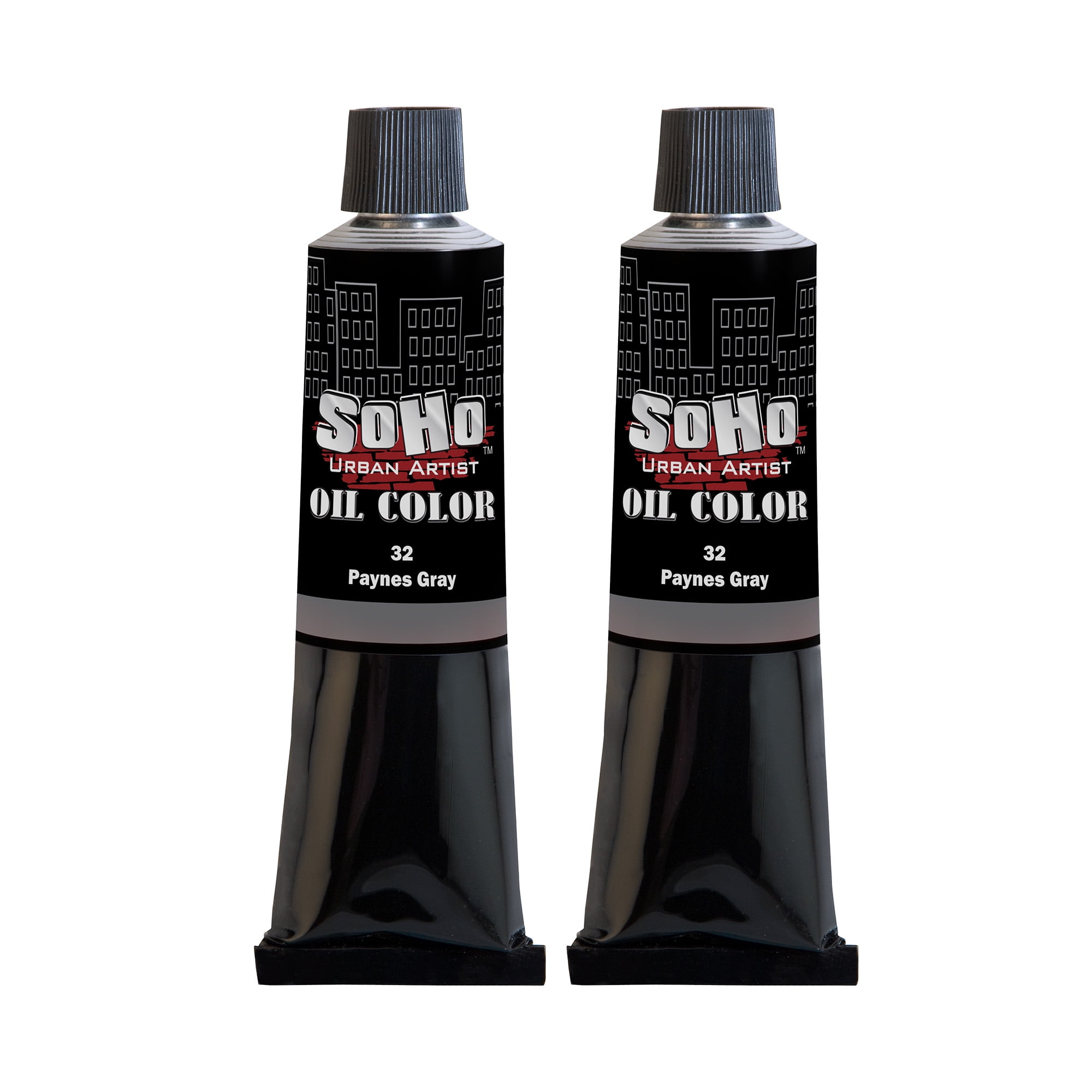 SoHo Urban Artist Oil Paint - 2 Pack, Payne' Grey 2 Pack - 170 ml Tube ...