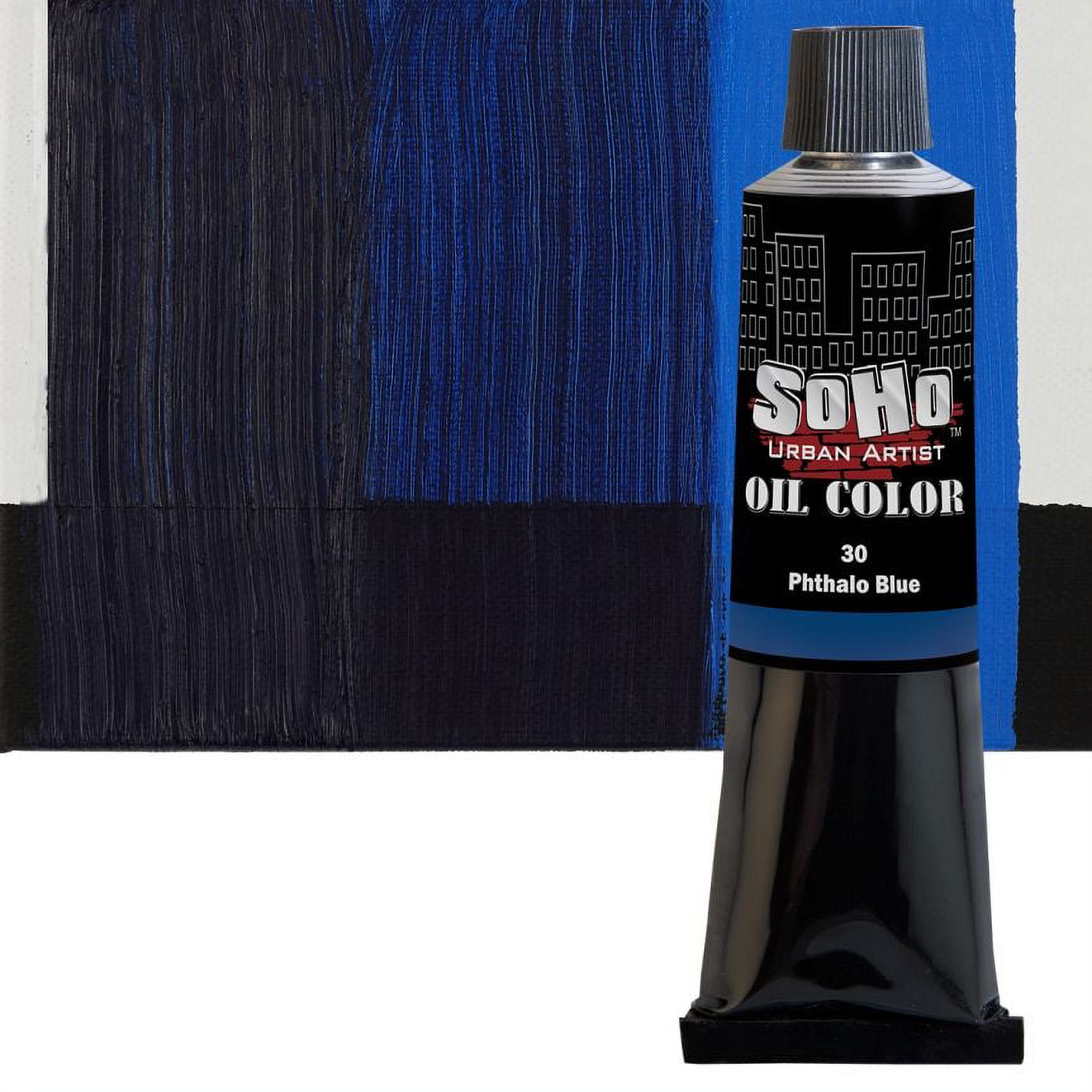 SoHo Urban Artist Oil Paint - Phthalo Blue, 170 ml Tube - Best Valued ...