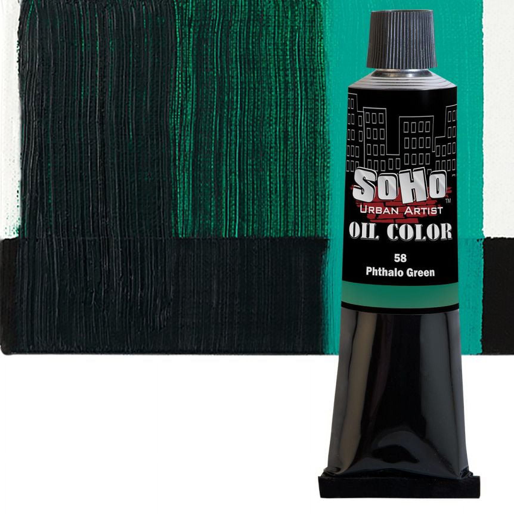 SoHo Urban Artist Oil Paint - Phthalo Green, 170 ml Tube - Best Valued ...