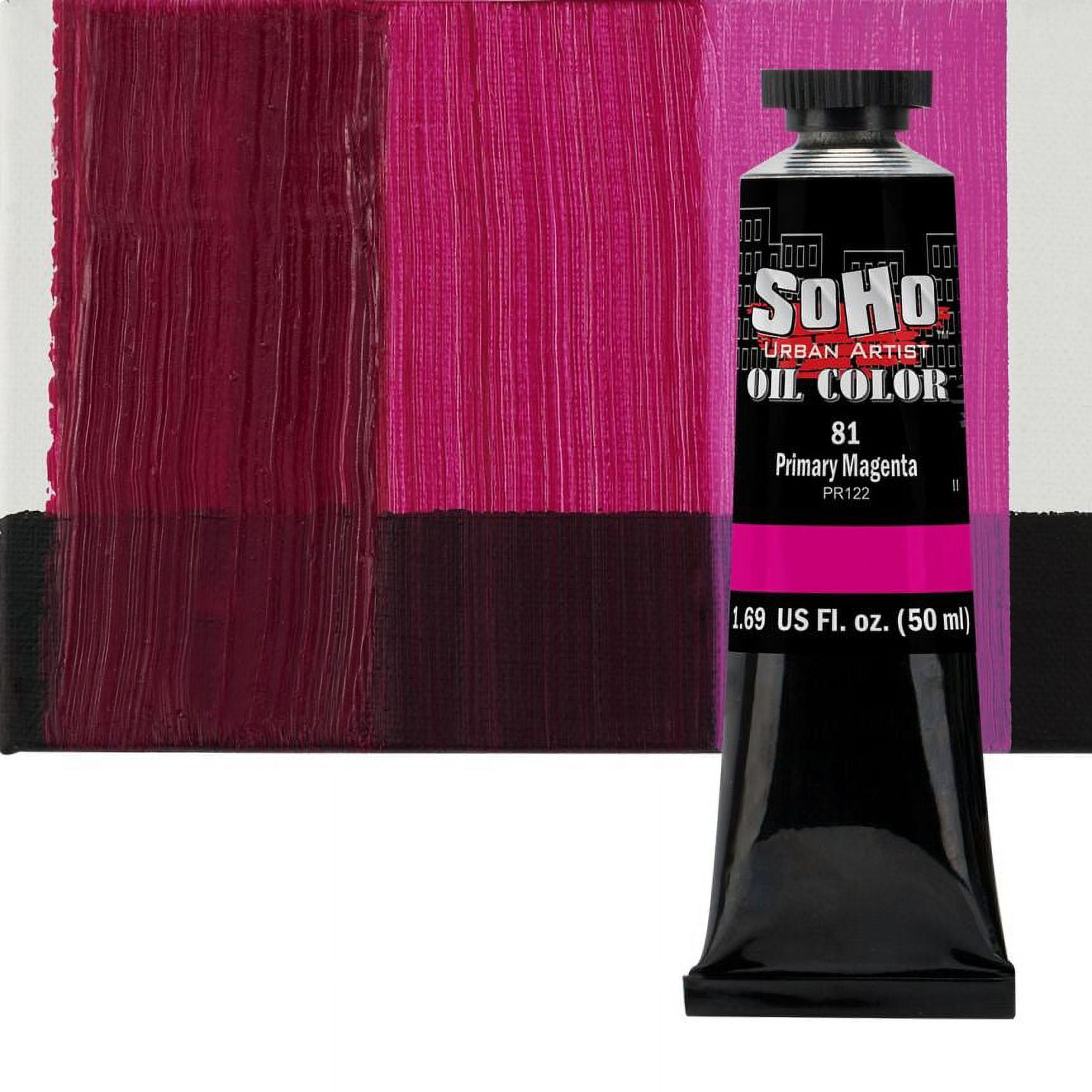 SoHo Urban Artist Oil Paint - Primary Magenta, 50 ml Tube - Best Valued ...