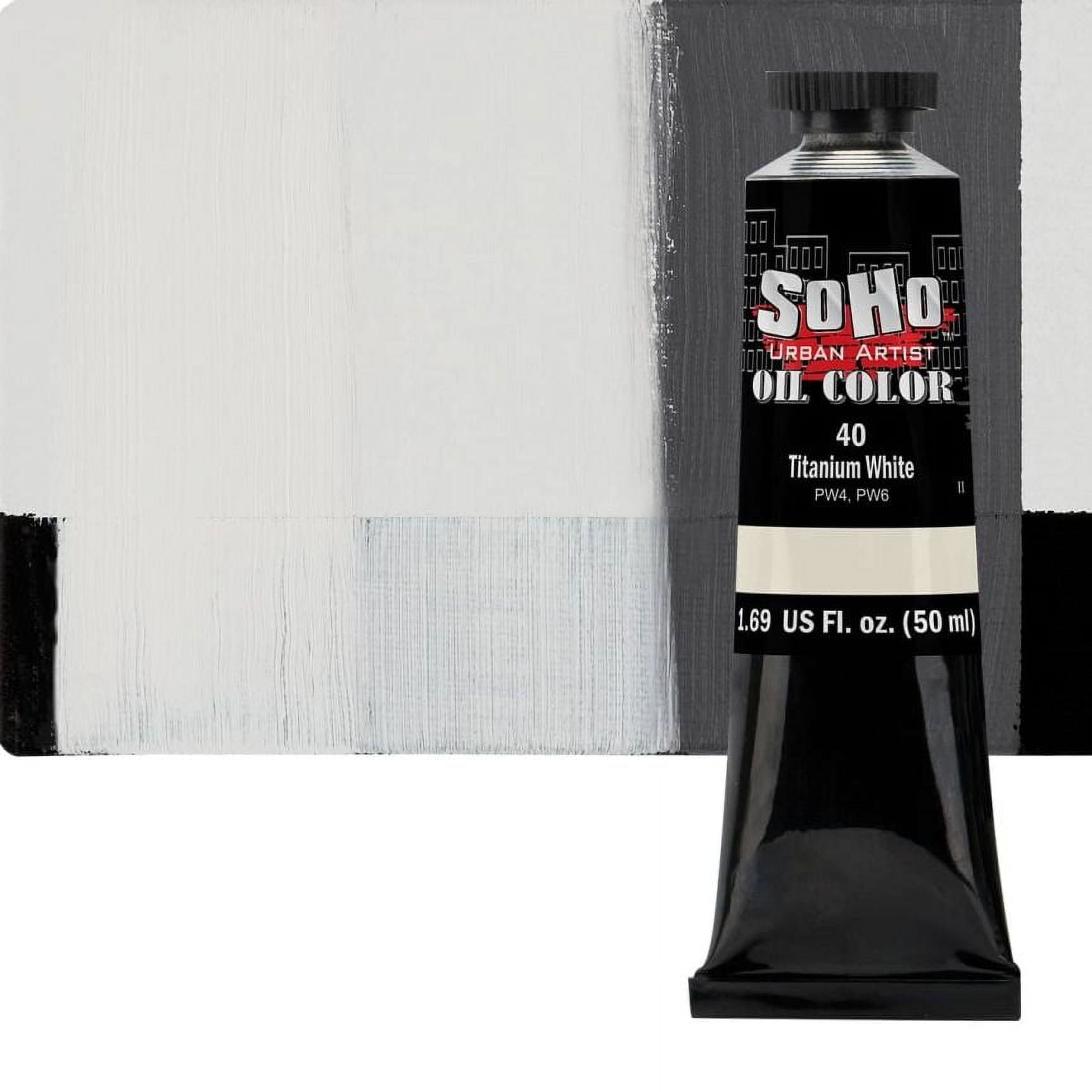 SoHo Urban Artist Oil Paint - Titanium White, 50 ml Tube - Best Valued ...