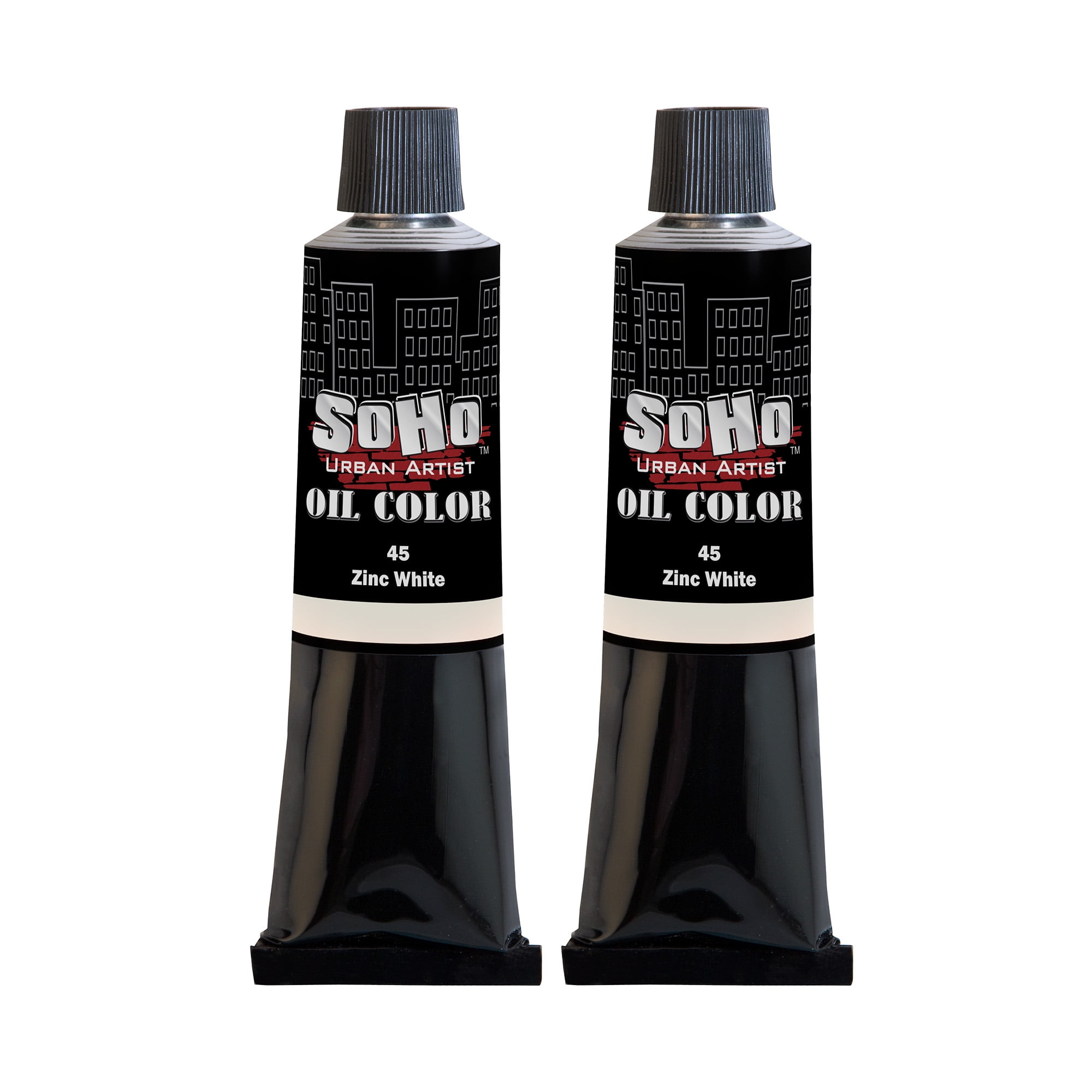 SoHo Urban Artist Oil Paint - 2 Pack, Zinc White 2 Pack - 170 ml Tube ...
