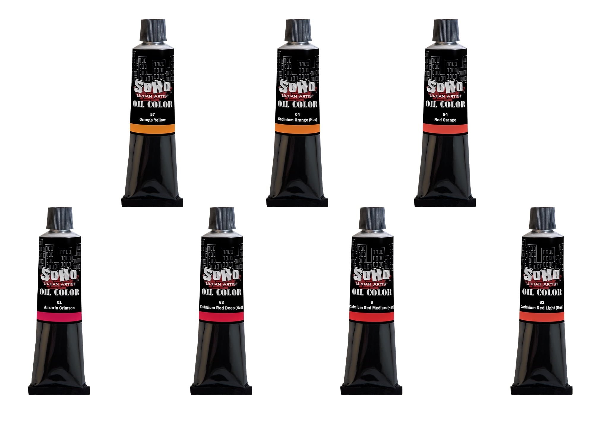 SoHo Urban Artist Oil Color Paint Color Set of 7 - Best Valued Oil ...