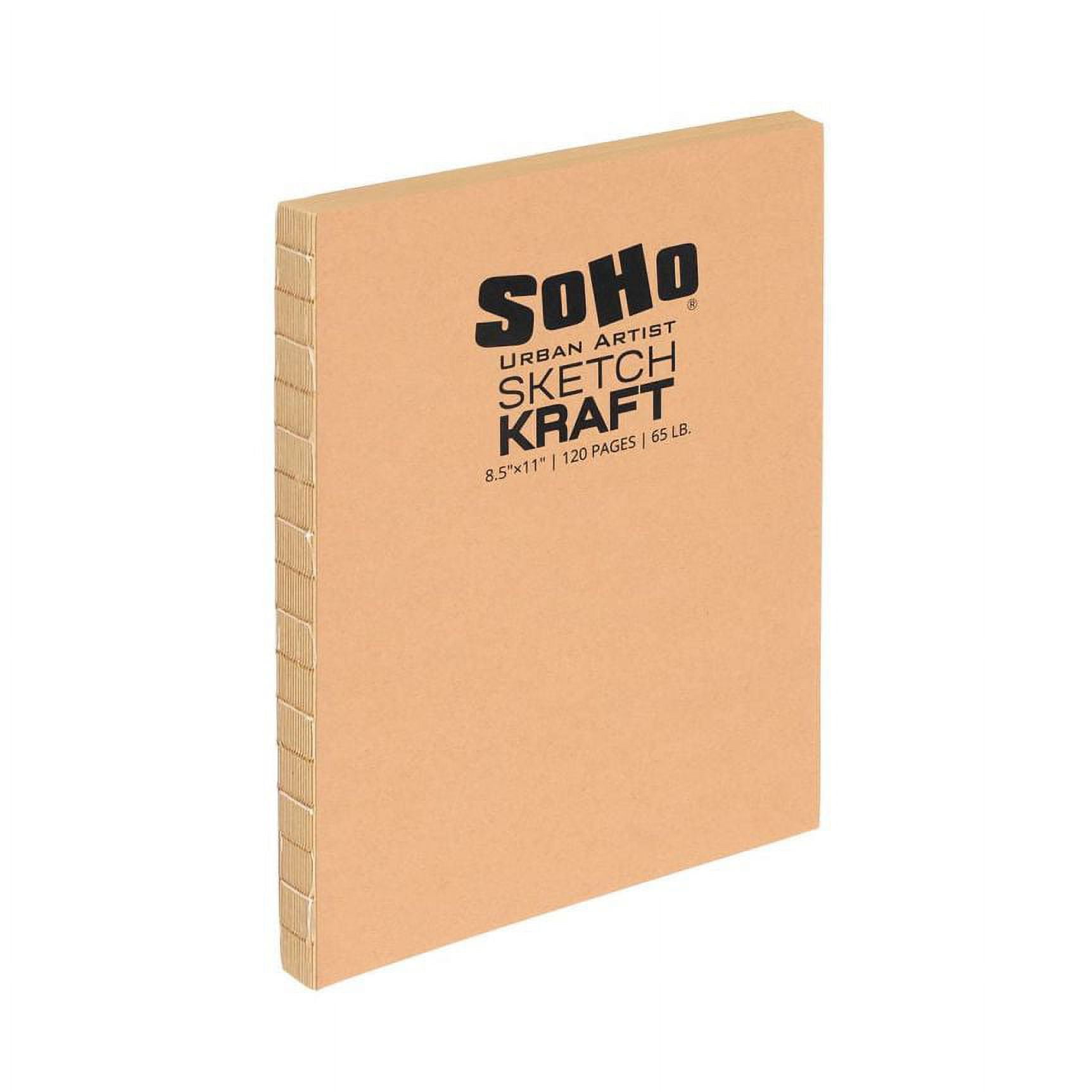 SoHo Urban Artist Open Bound Sketch Pads - Open Coptic Bound Sketch ...