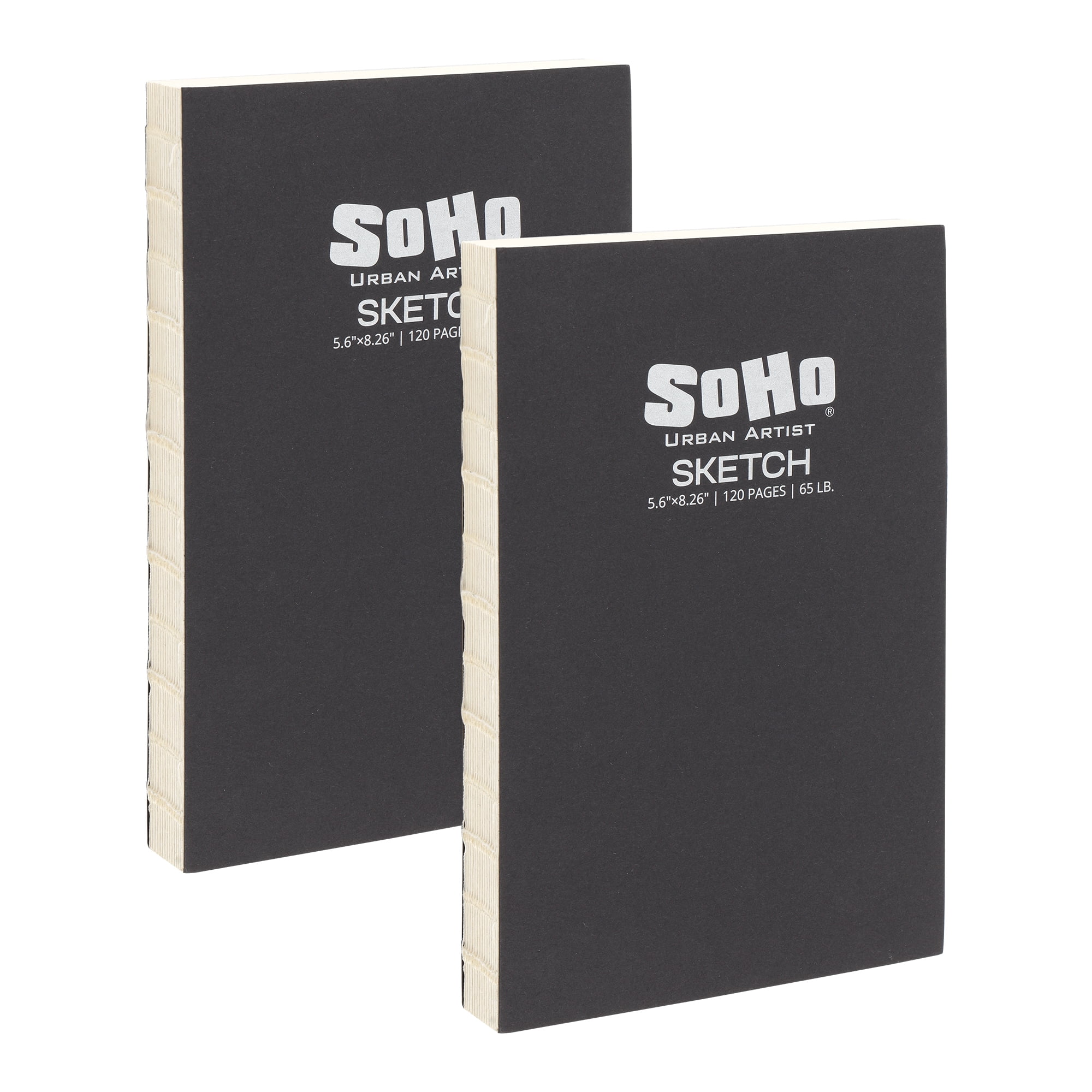 SoHo Urban Artist Open Bound Sketch Pads - Open Coptic Bound Sketch ...