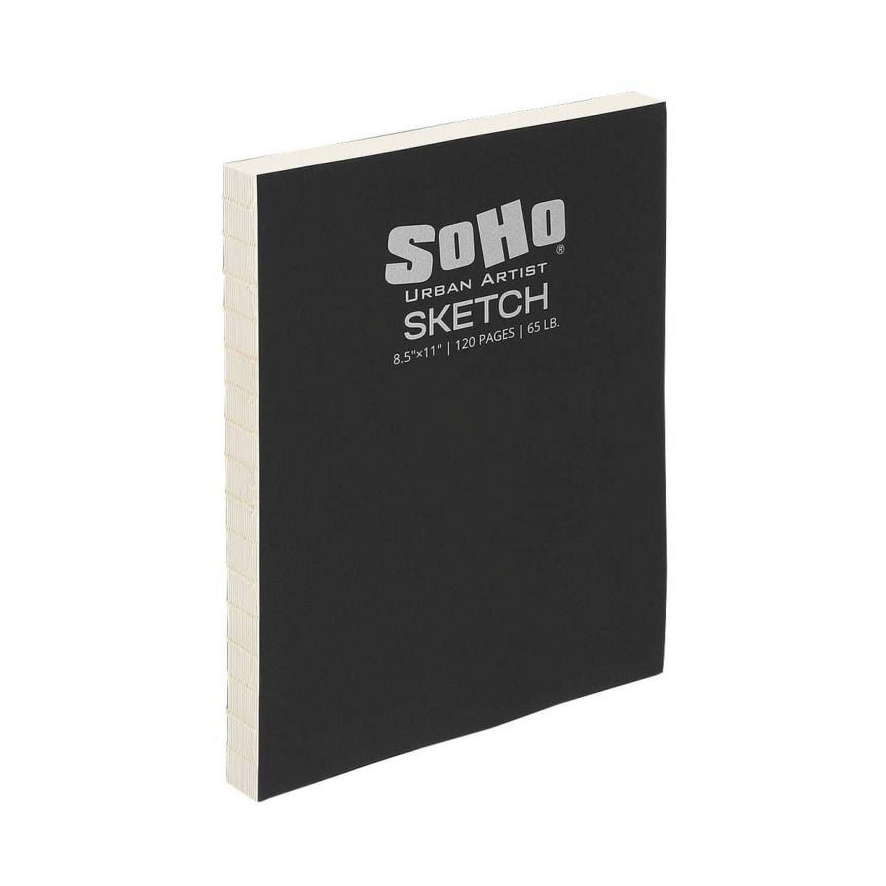 SoHo Urban Artist Open Bound Sketch Pads - Open Coptic Bound Sketch ...