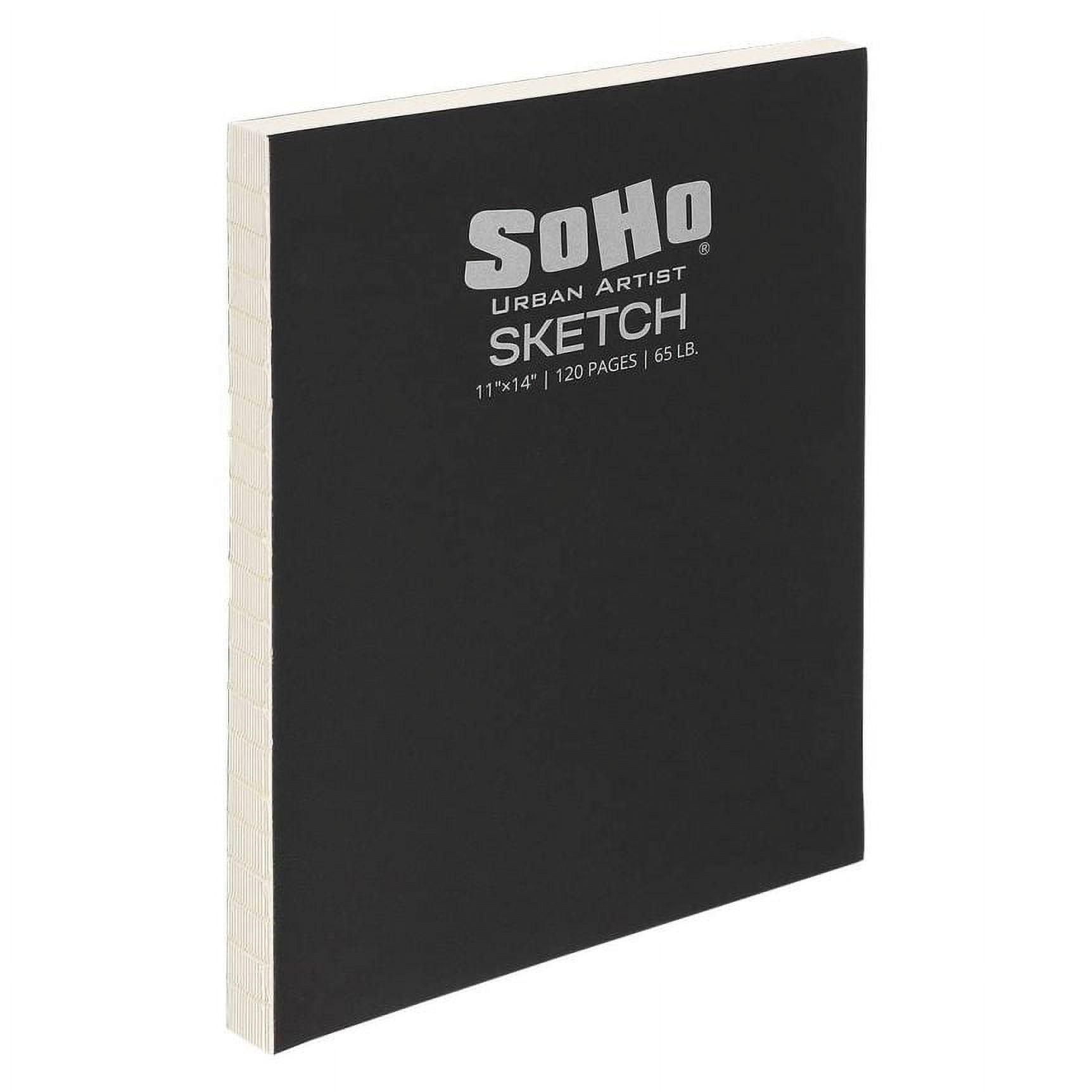 SoHo Urban Artist Open Bound Sketch Pads - Open Coptic Bound Sketch ...
