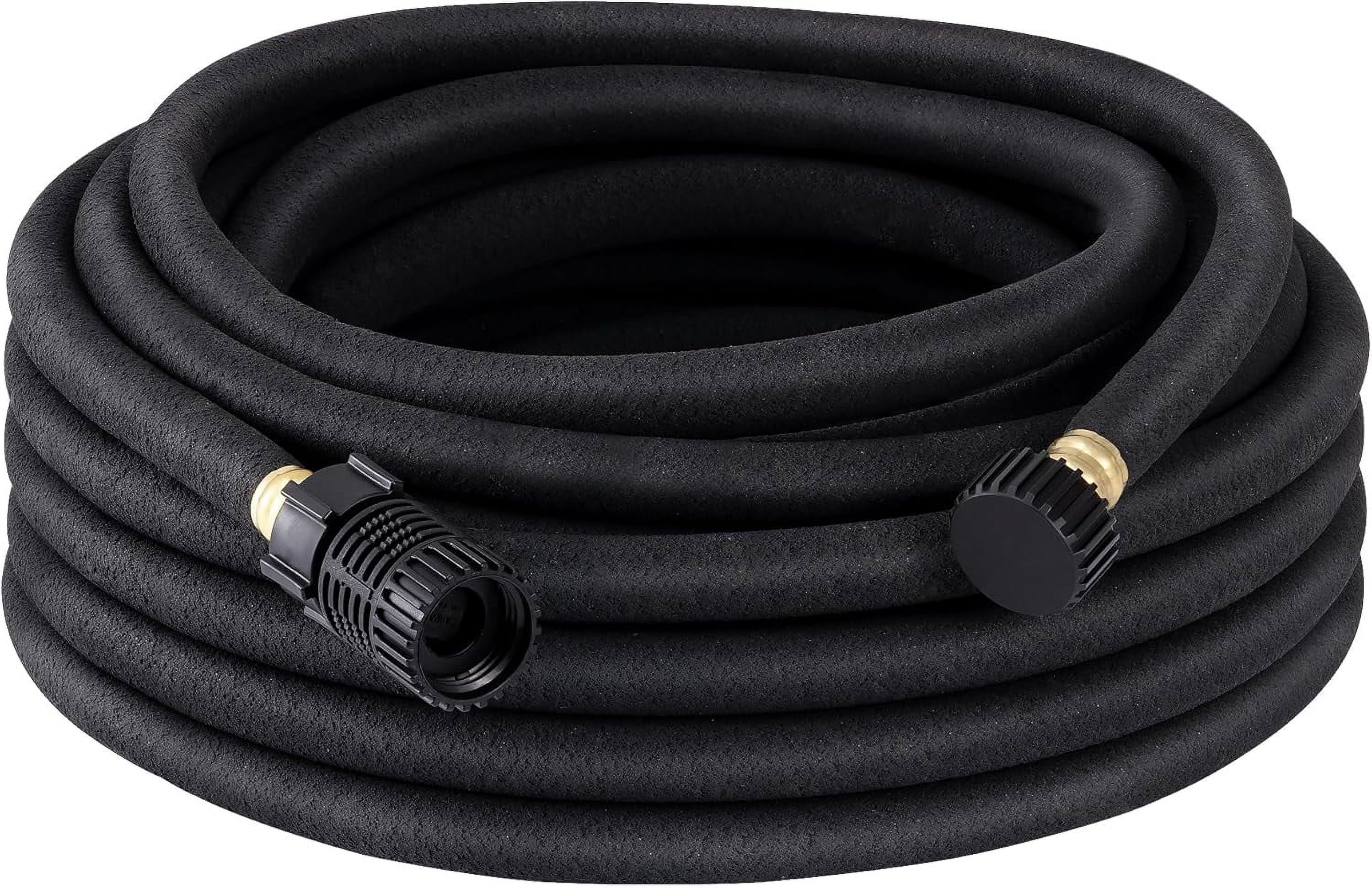 Soaker Hose 50FT for Garden Beds, 1/2 Inch Round Drip Hose with ...