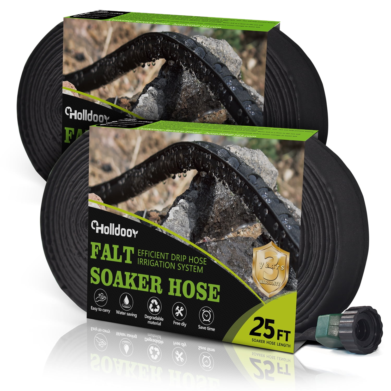 Lawn Flat Soaker Hose, Drip Irrigation System, 80% Water Saving ...