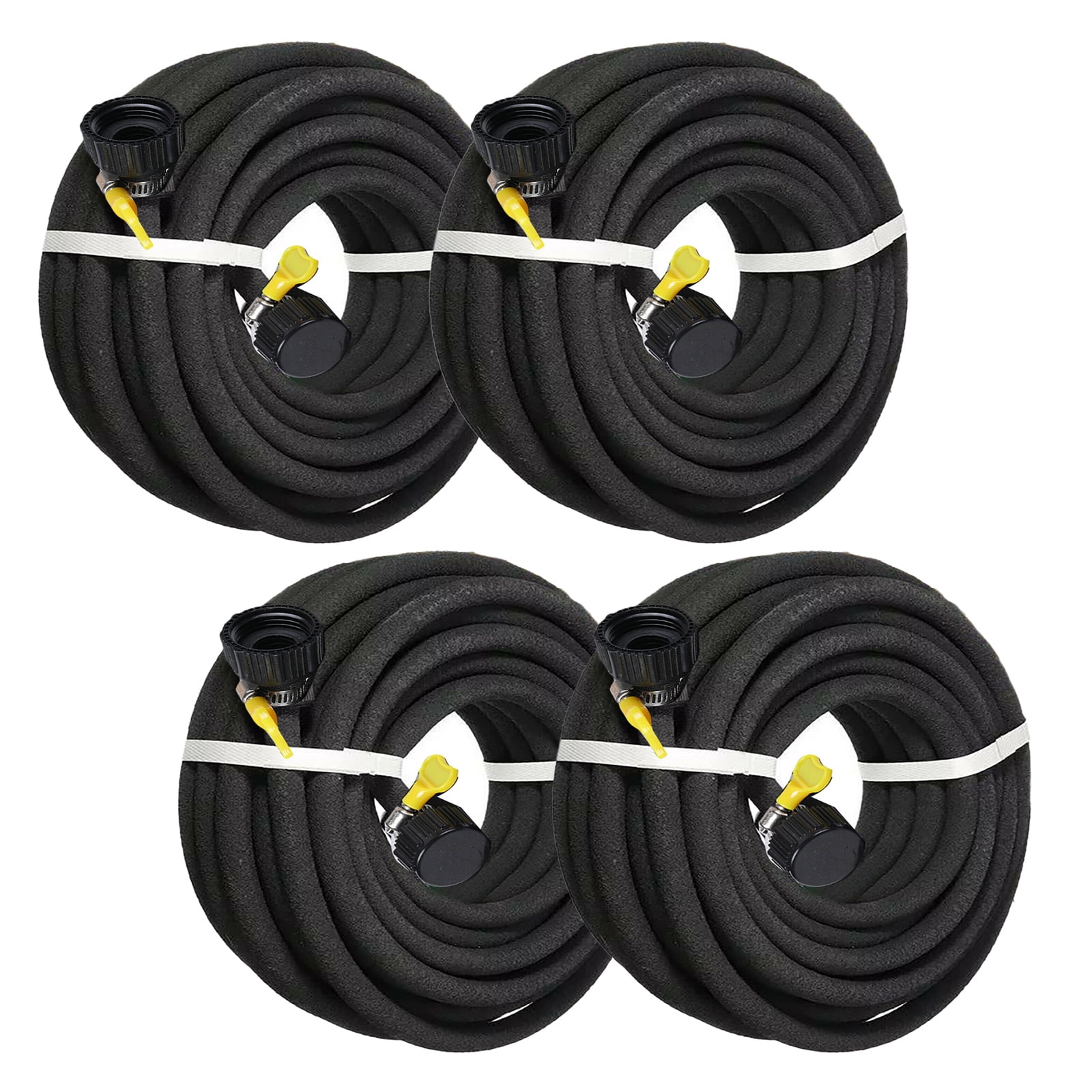 Soaker Hose Garden Hose 200ft = 4Pack 50ft for Flower Vegetable Beds ...