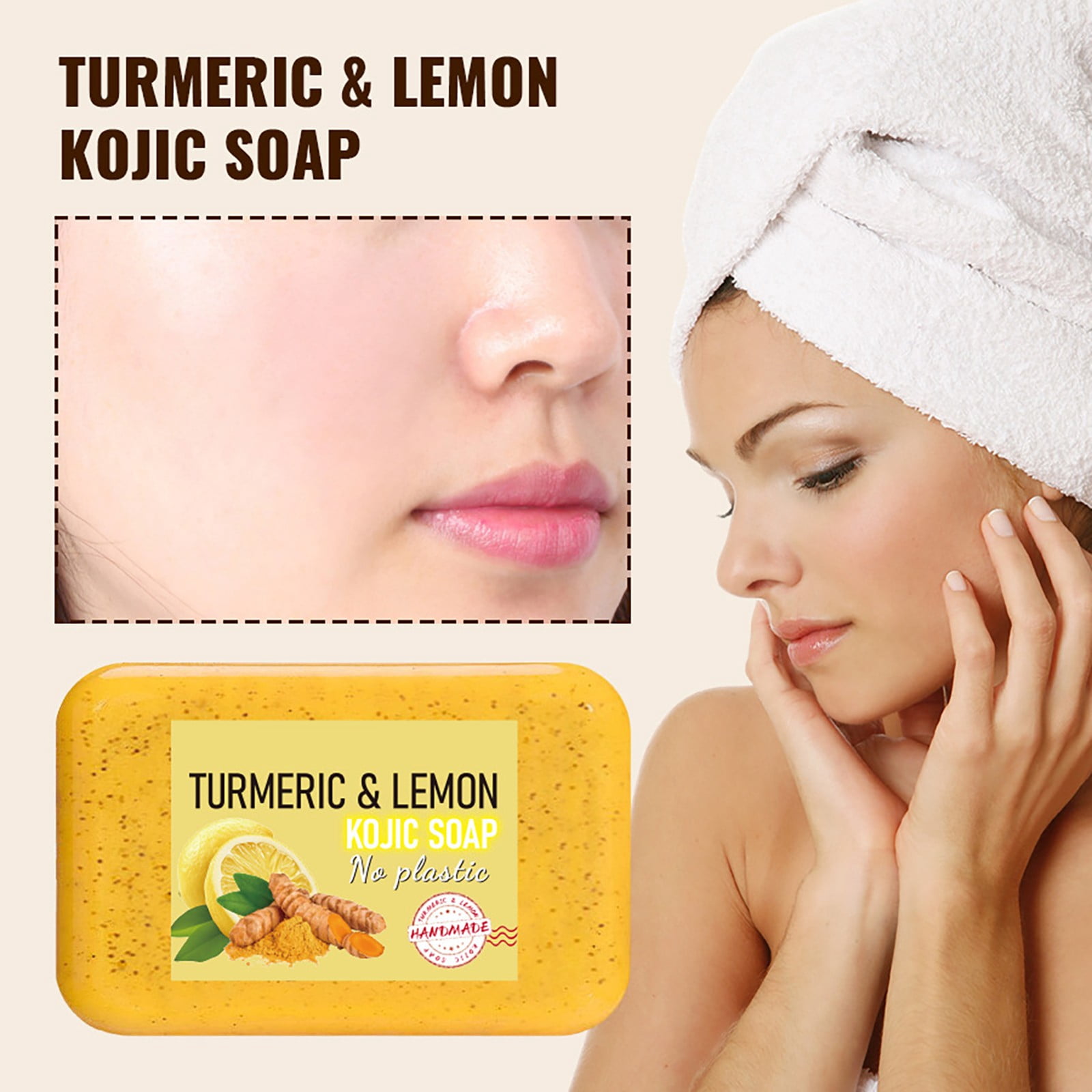 Soap Bar Body Care Exfoliating Cleansing With Kojic Glowing Skin ...