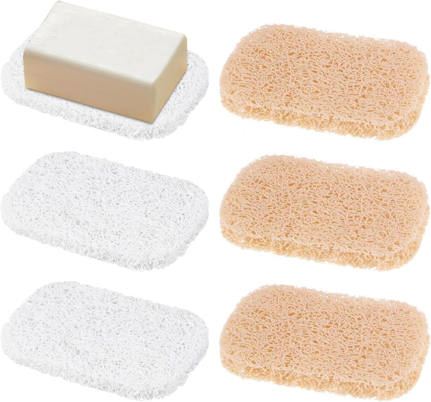 Soap Bars Holder Pads - Soap Pad Holder,Reusable Soap Saver Tray Mat ...