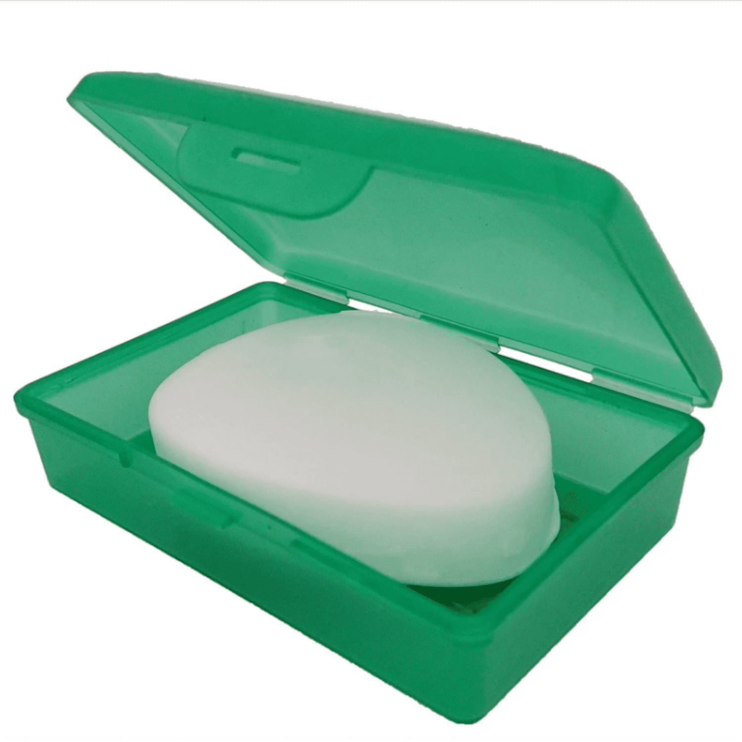 Soap Box Green, 1 Ct - Soapbox with Hinged Lid and Secure Latch ...